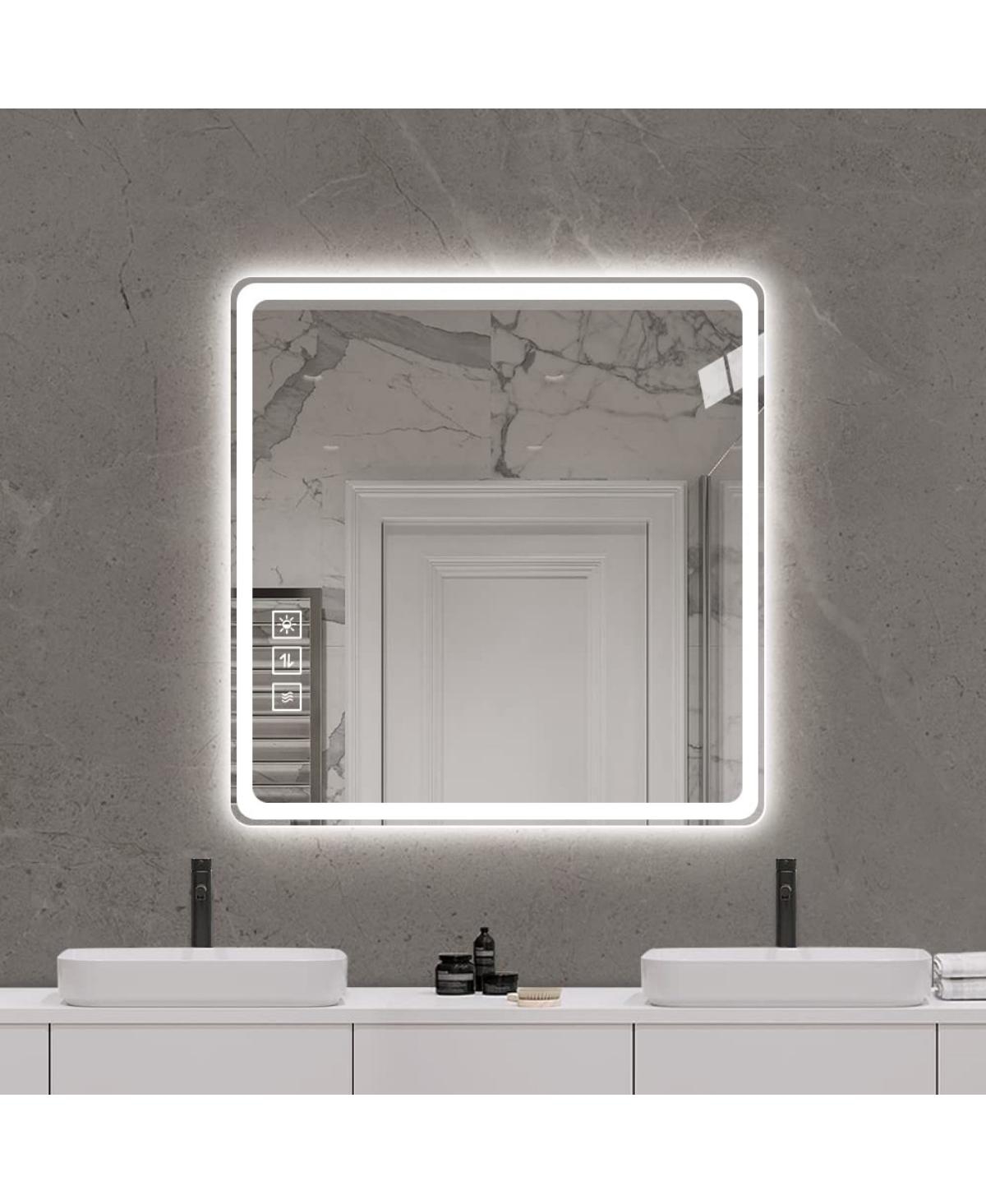 Click here for Laoties 36 x 36 Led Bathroom Vanity Mirror  Square... prices