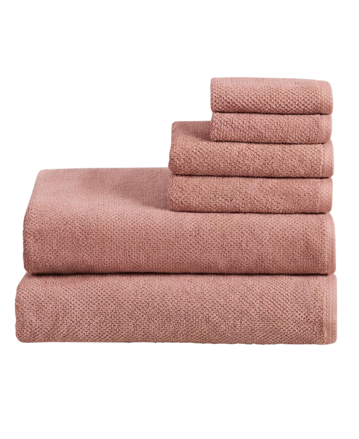 Click here for Linery & Co Luxury Cotton Textured 6pieces Bath Sh... prices
