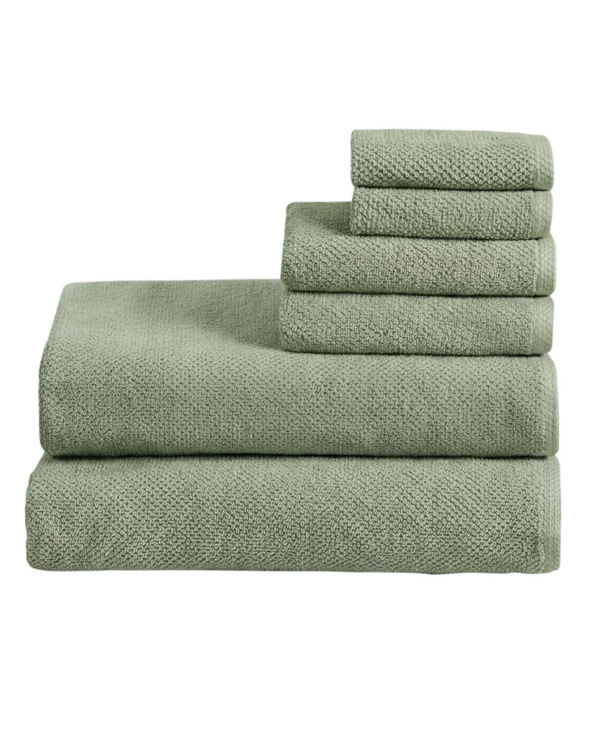 Click here for Linery & Co Luxury Cotton Textured 6pieces Bath Sh... prices