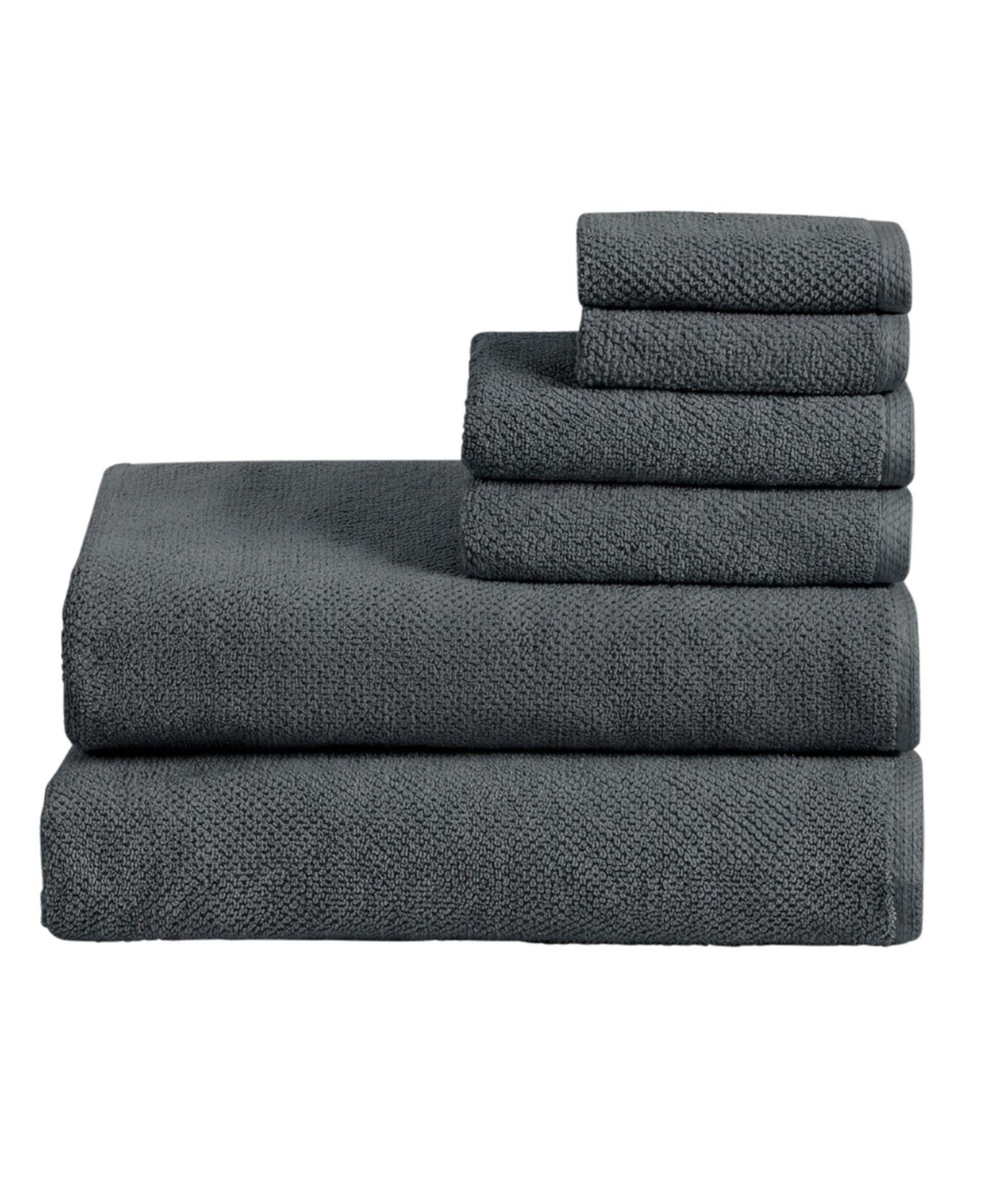 Click here for Linery & Co Luxury Cotton Textured 6pieces Bath Sh... prices