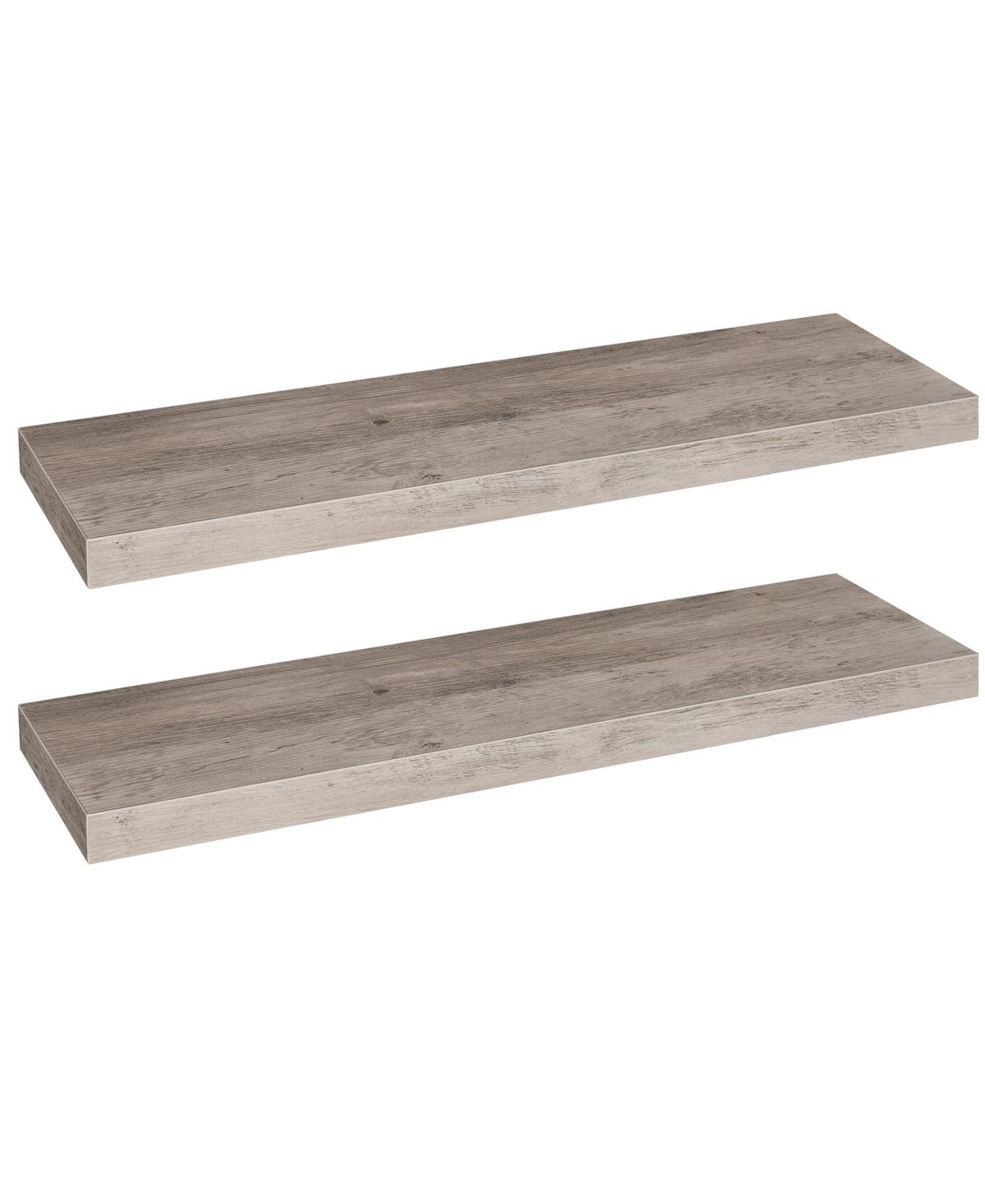 Click here for Slickblue Set of 2 Floating Wall Shelves for Stora... prices