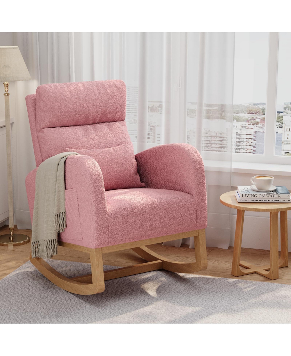 Click here for homfan Modern Rocking Recliner Chair for Living Ro... prices