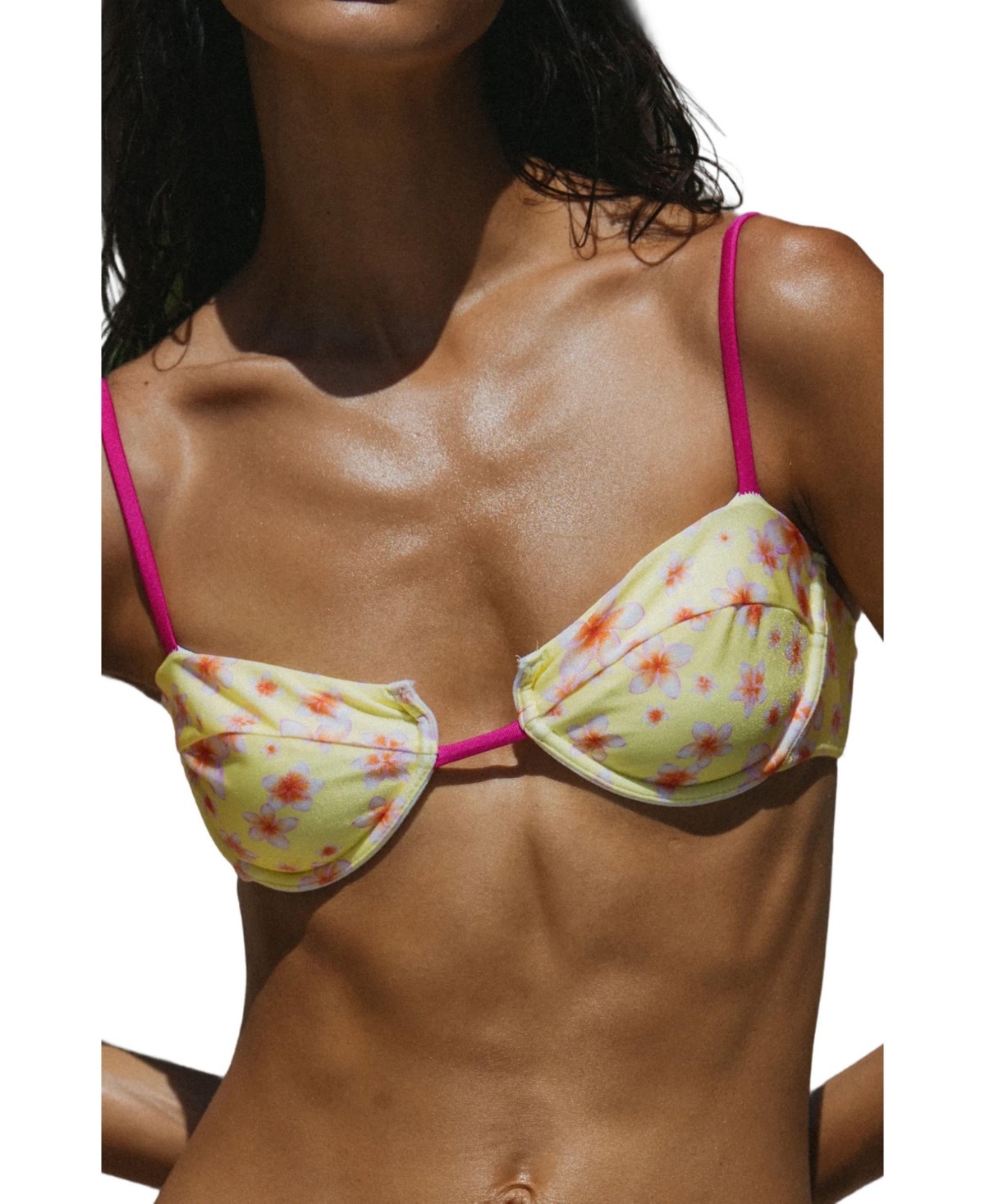Click here for Bright Swimwear Womens Lola Top - Bright yellow prices