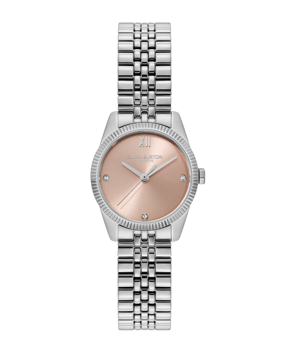 Click here for Olivia Burton Womens Highbury Silver-Tone Stainles... prices
