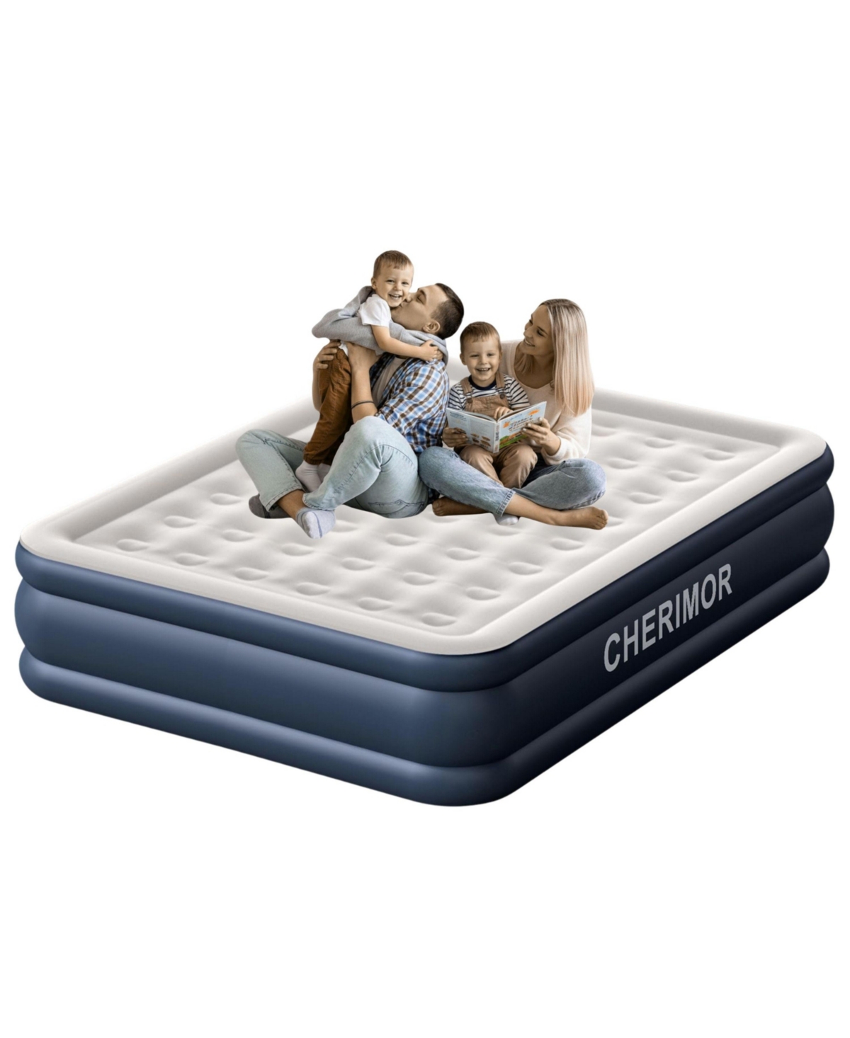 Click here for Cherimor 18 King Air Mattress with Built-in Pump... prices