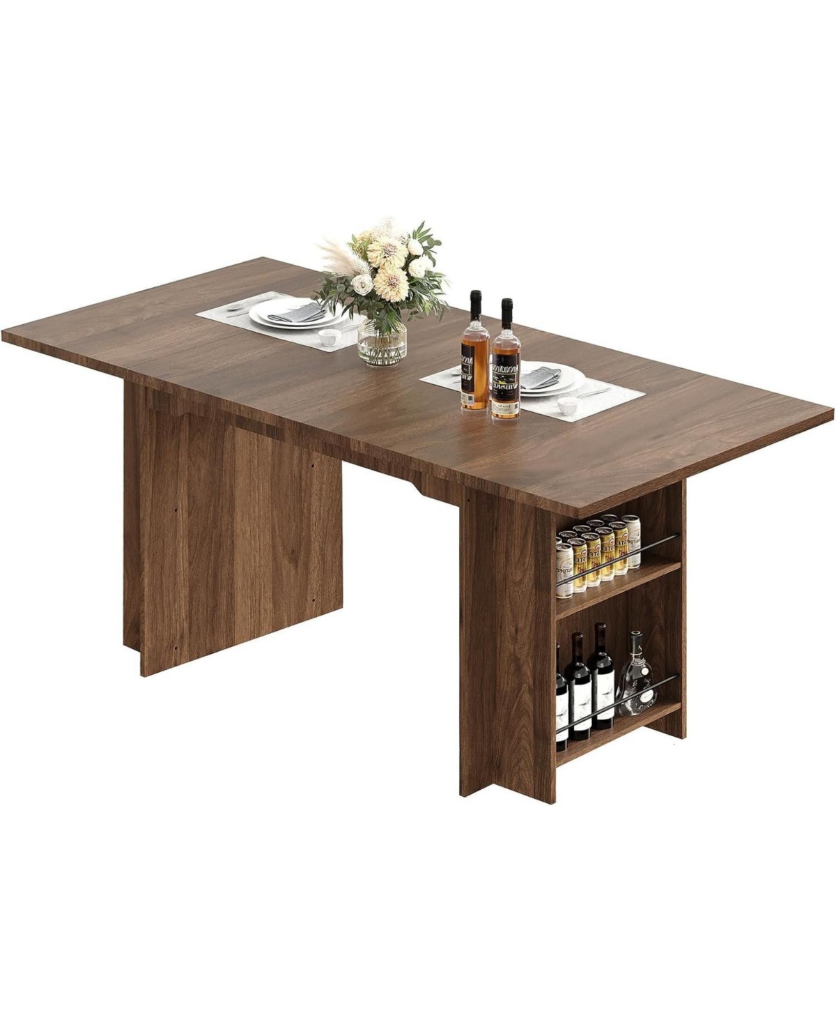Click here for gaomon Farmhouse Dining Table for 6  63 Inch Solid... prices