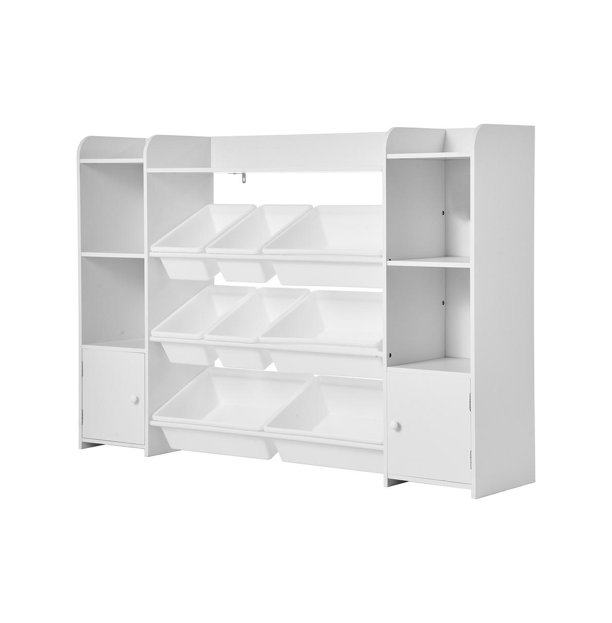 Click here for Sugift Kids Toy Storage and Bookshelf 4-Tier Large... prices