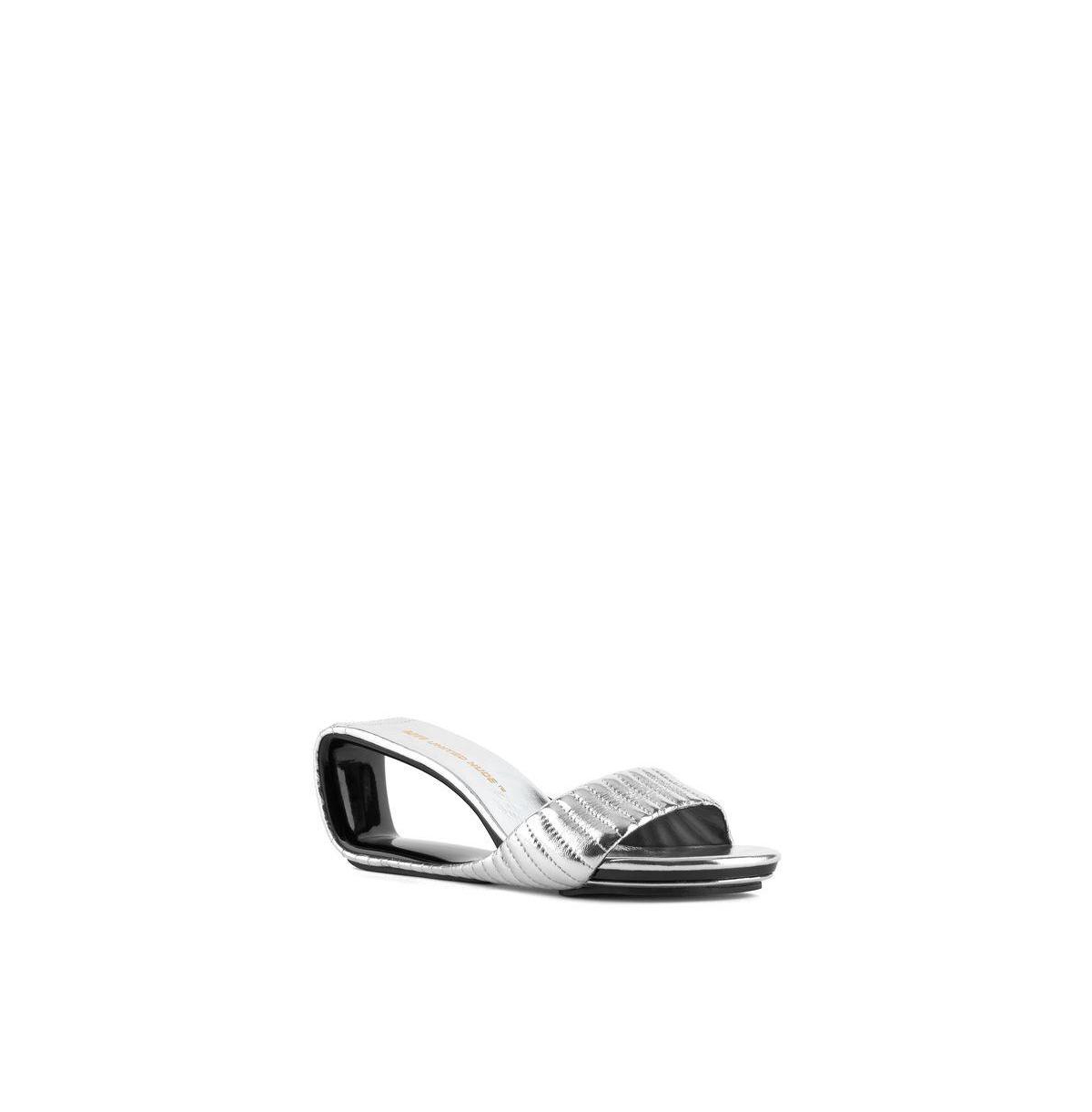 Click here for United Nude Womens Mobius Mid Puffier - Silver puf... prices