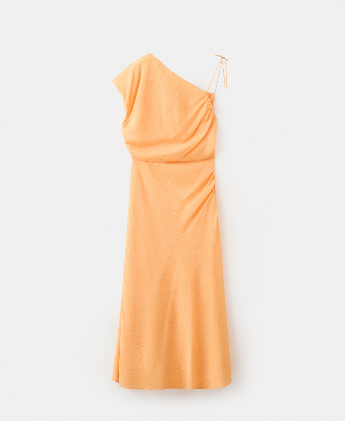 Click here for Mango Womens Asymmetrical Bow Detail Dress - Orang... prices