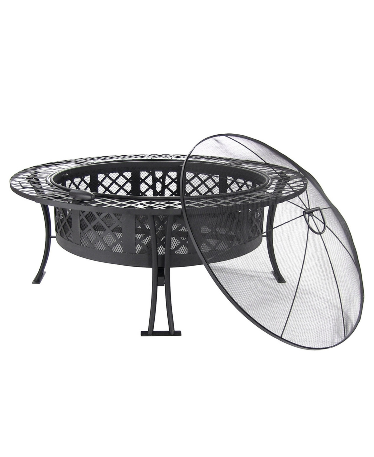 Click here for HomeRoots Steel Wood Burning Round Fire Pit - No prices