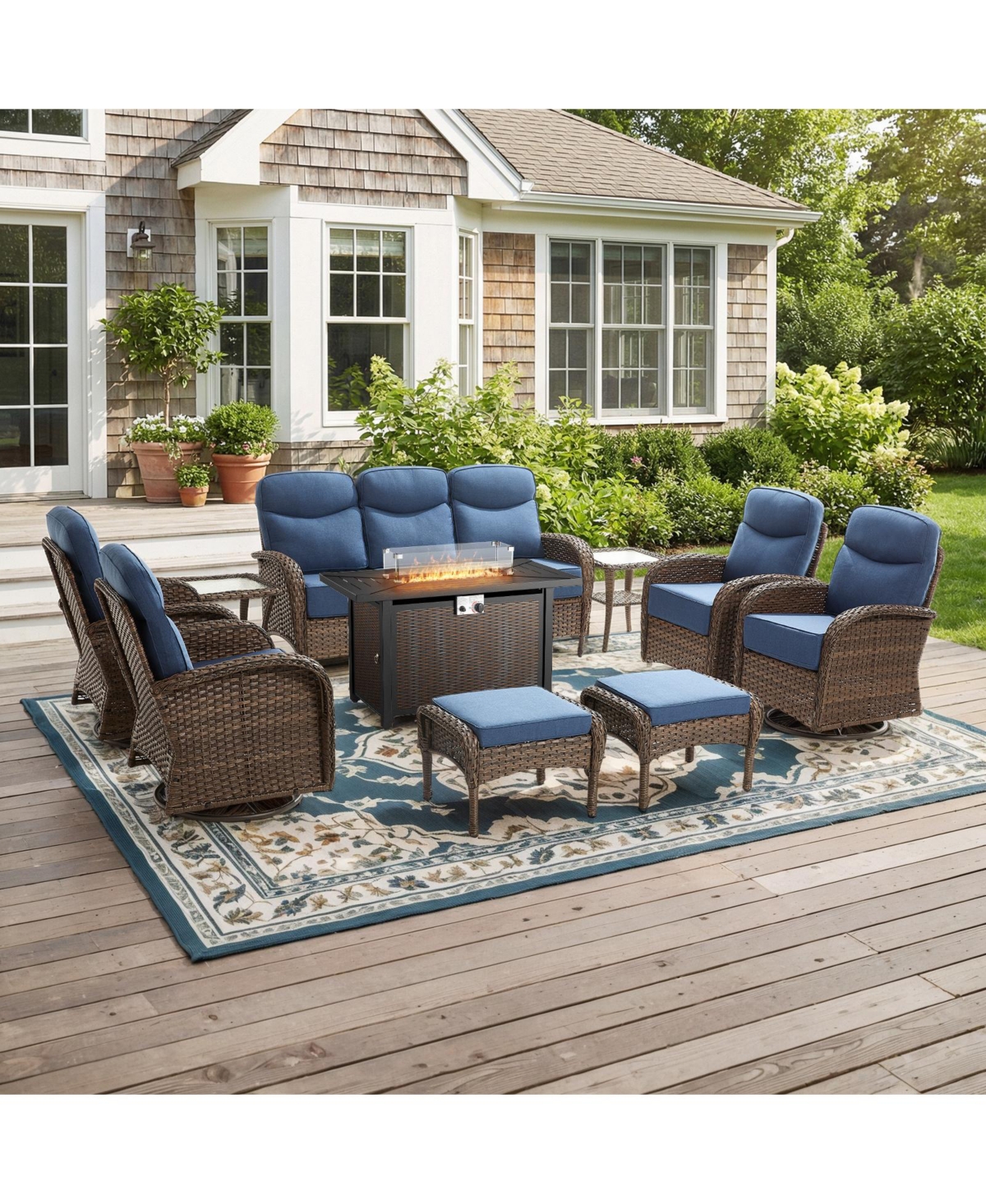 Click here for Pocassy Patio Furniture Set with 6-Inch Thick Cush... prices