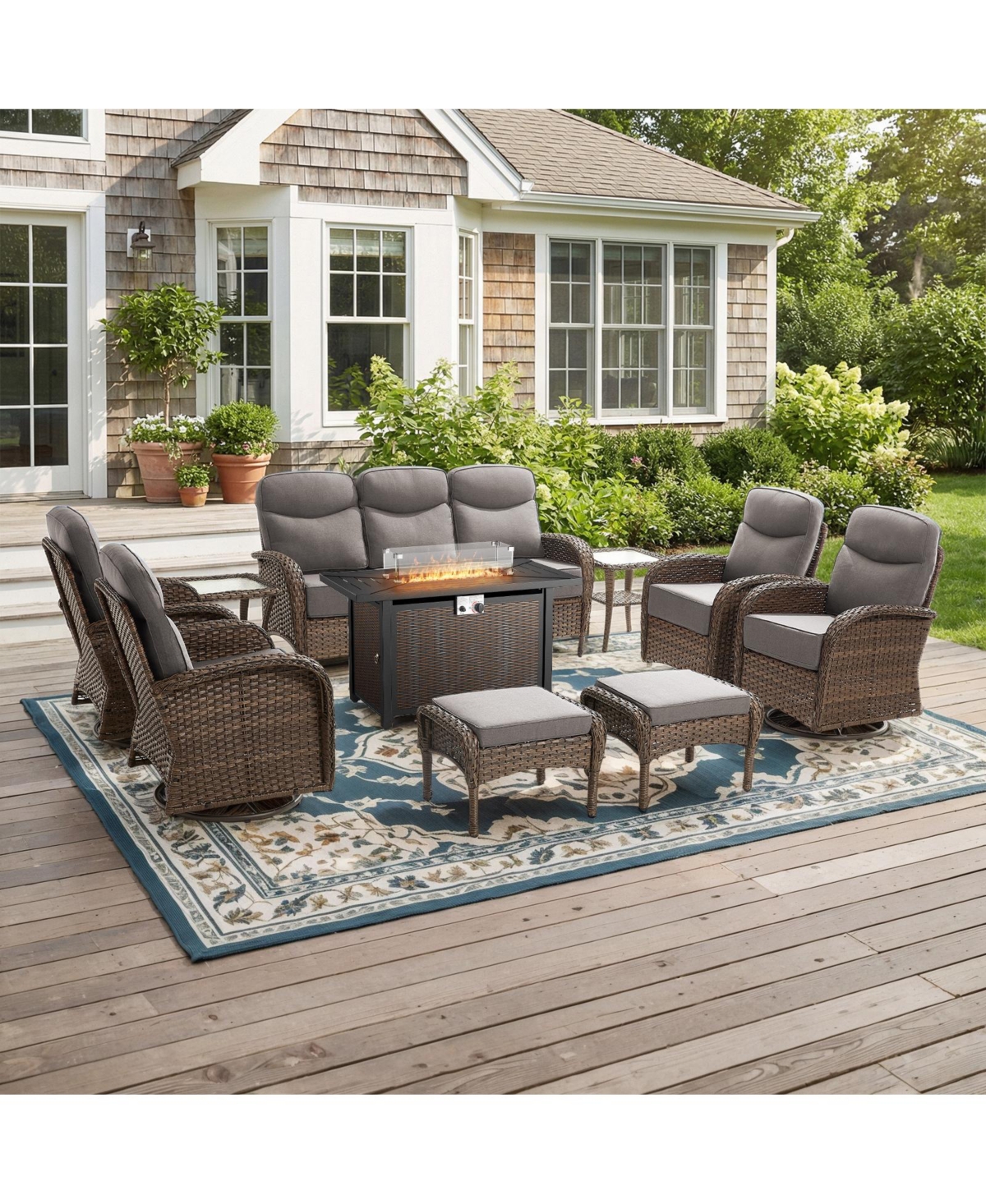 Click here for Pocassy Patio Furniture Set with 6-Inch Thick Cush... prices