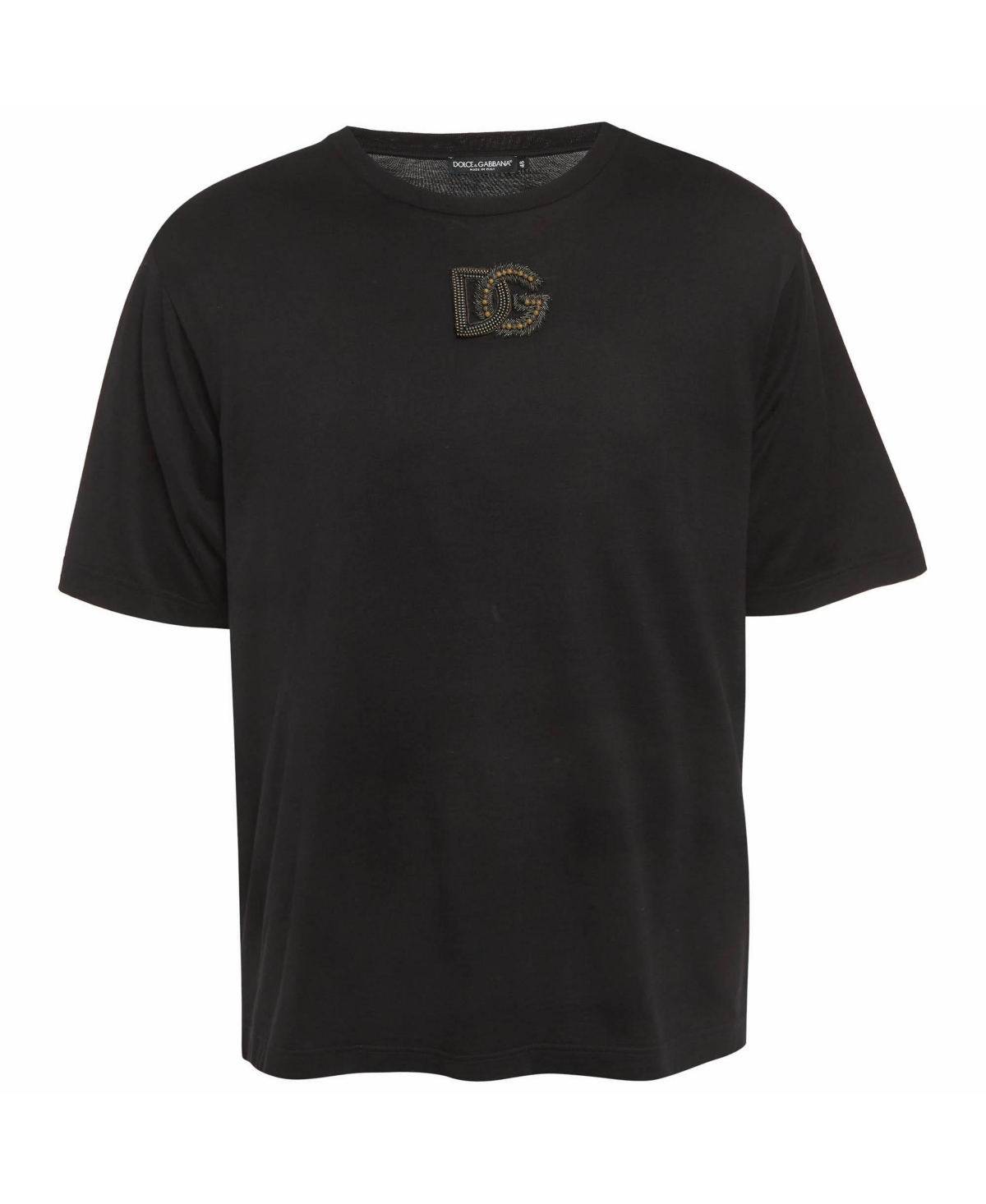 Click here for Pre-Owned Dolce & Gabbana Mens Jersey Dg Detail T-... prices