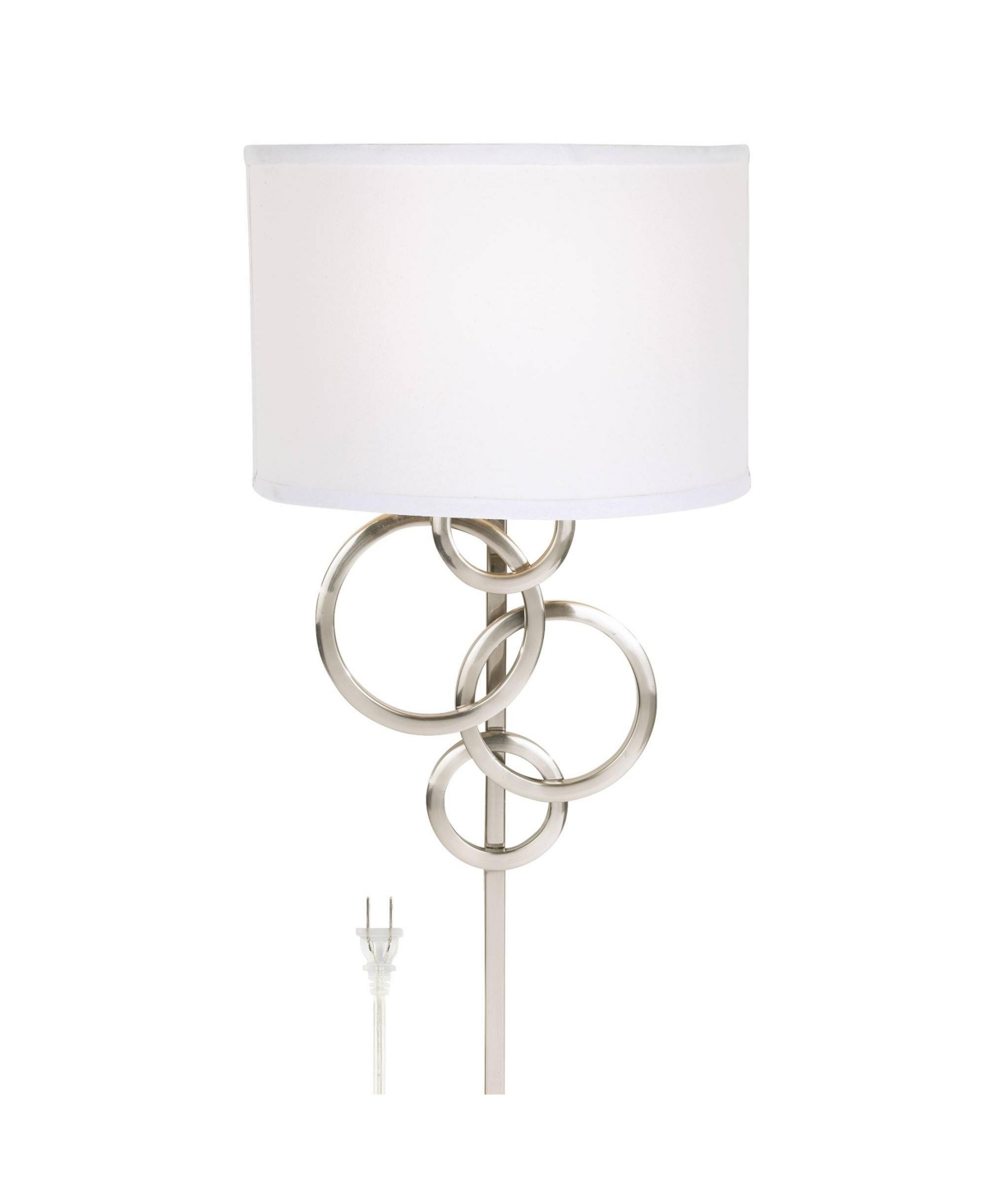 Click here for Possini Euro Design Modern Wall Lamp Brushed Nicke... prices