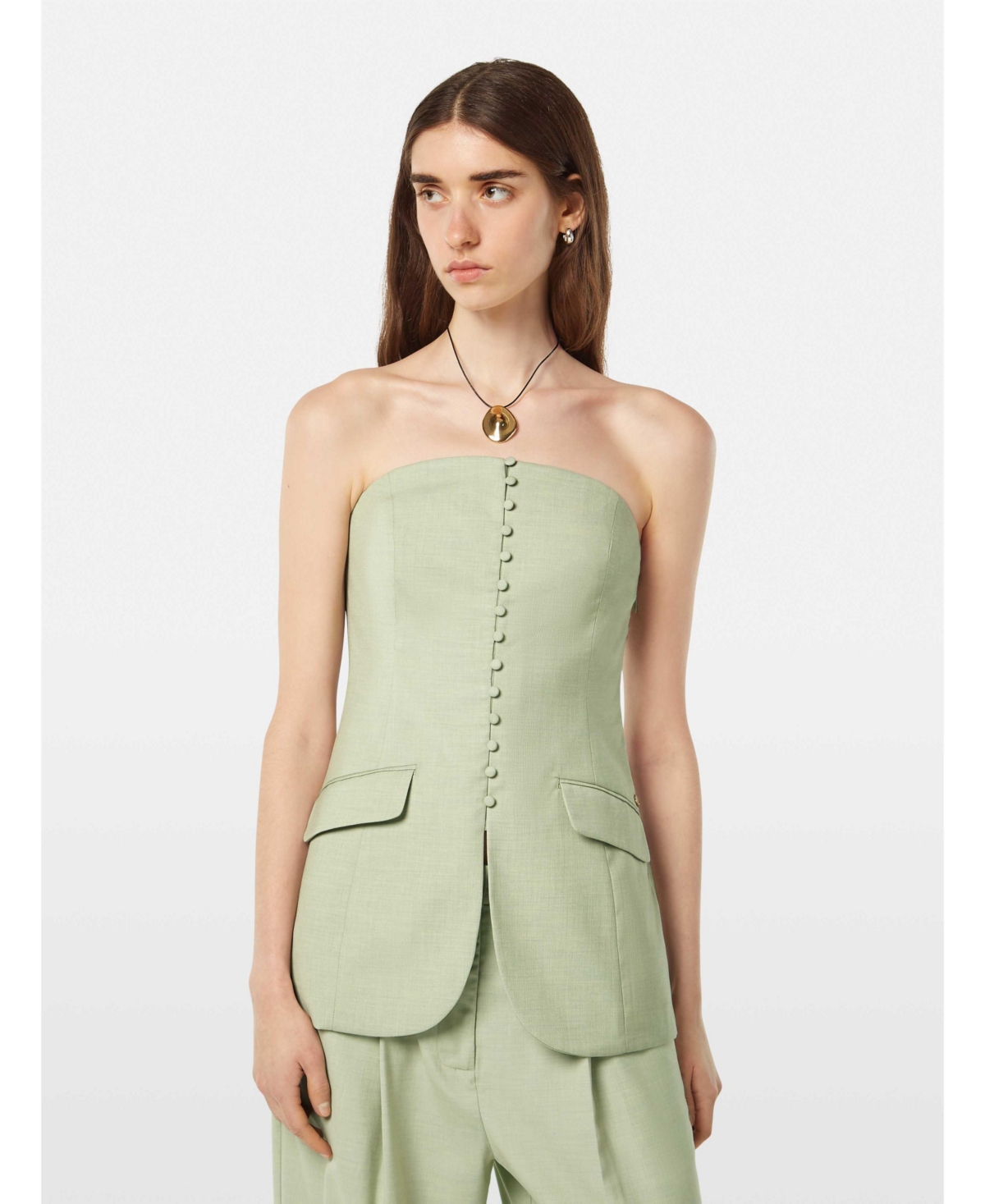 Click here for Scotch & Soda Womens Tailored Strapless Bodice Top... prices