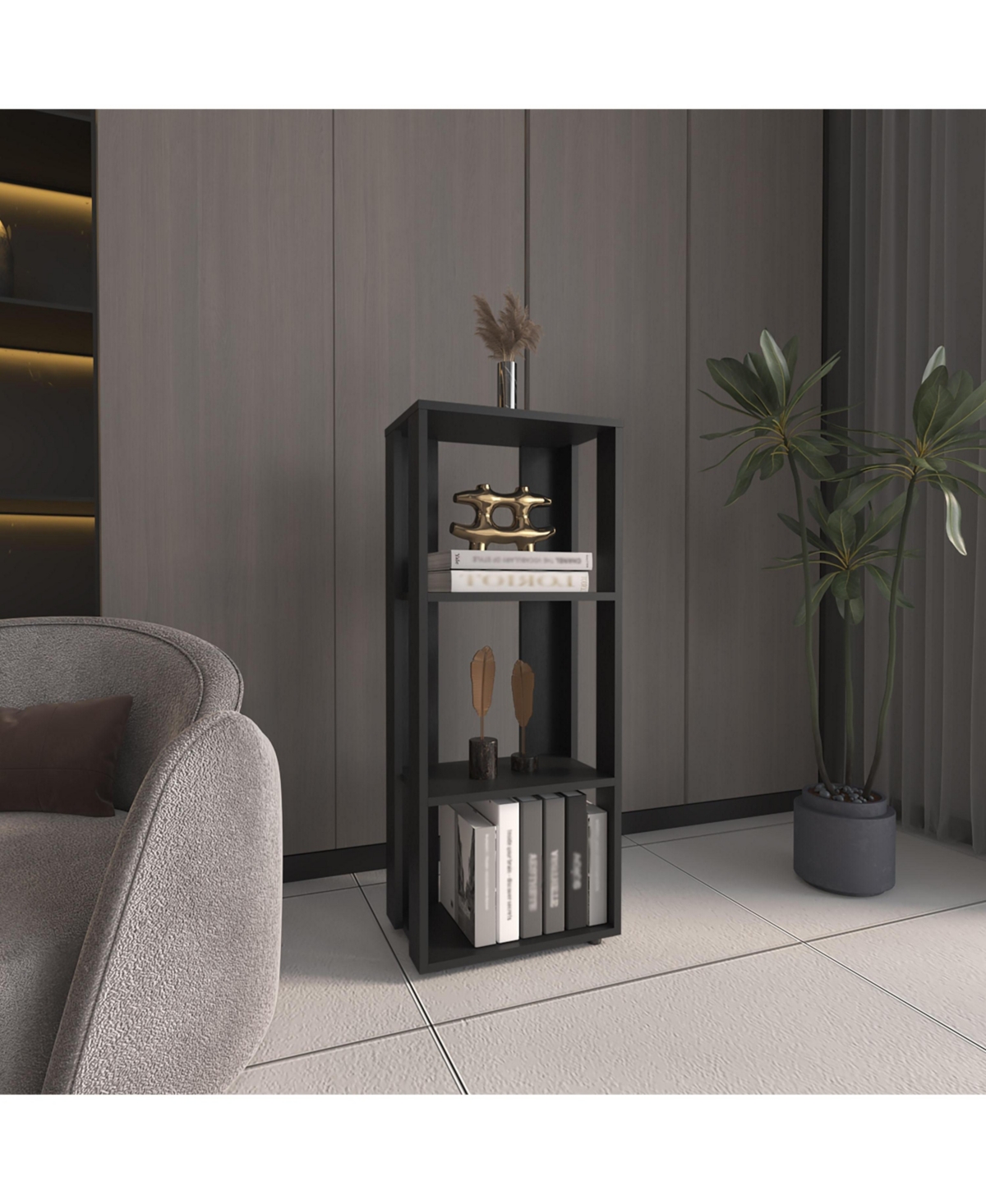 Click here for Flynama 39 Inch Tall Four-Tier Bookcase Storage Ca... prices
