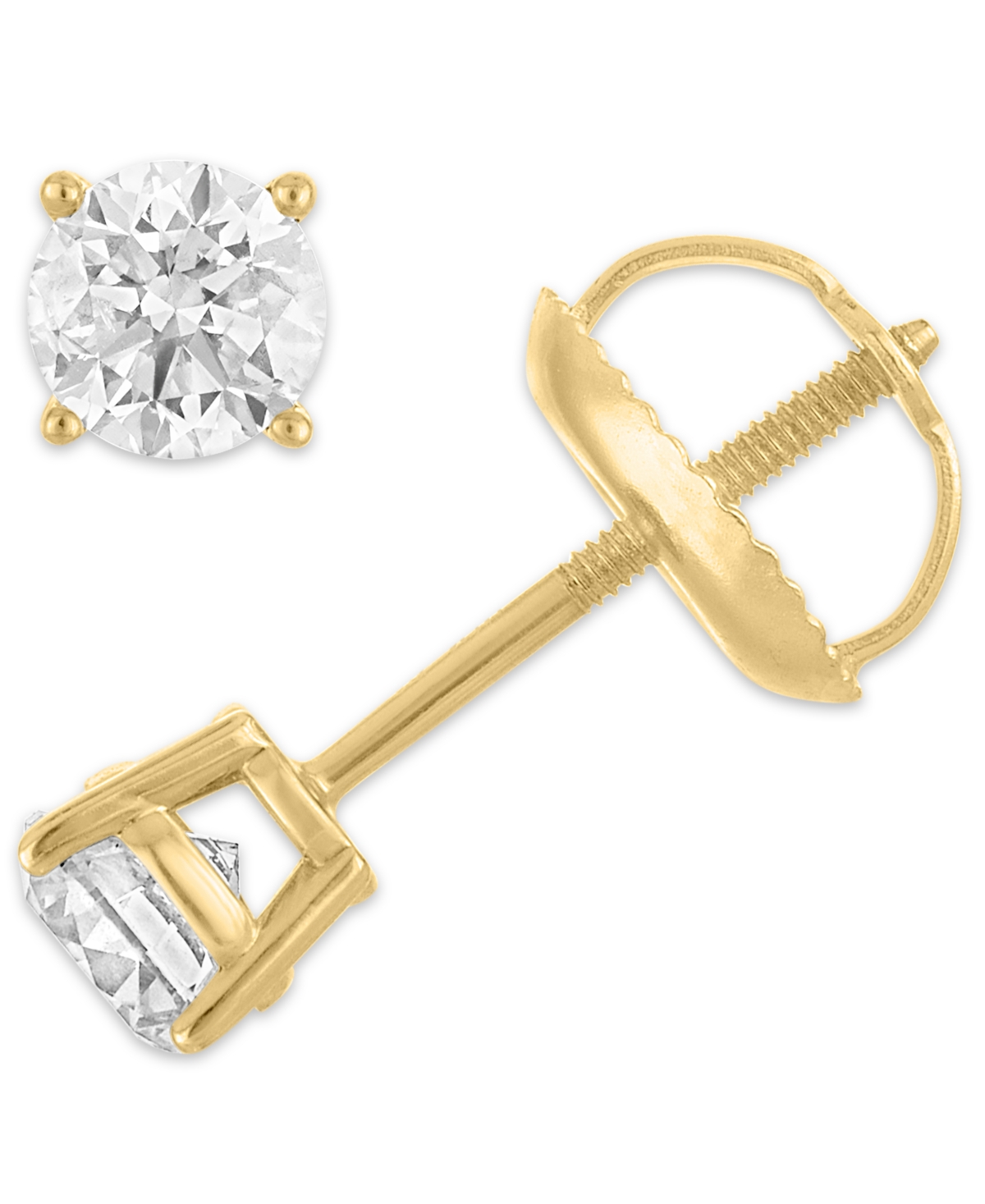 Click here for Diamond Stud Earrings (1/2 ct. t.w.) in 14k White... prices