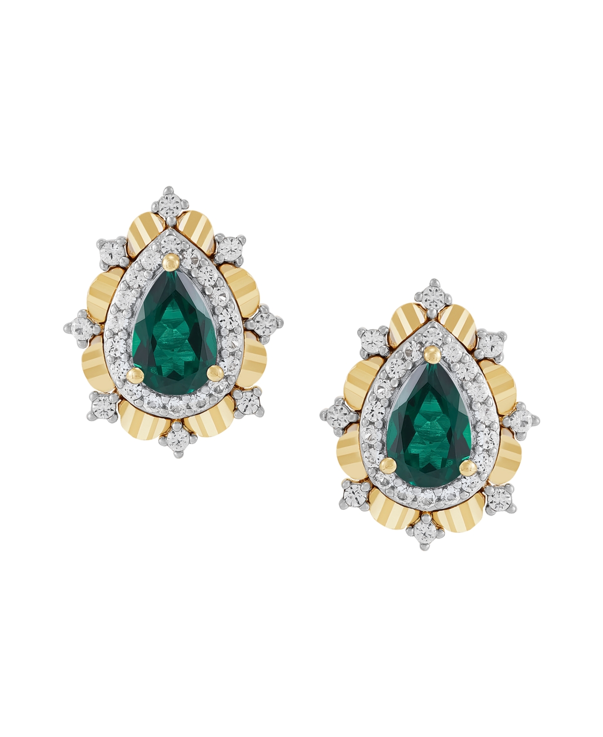 Click here for Macys Lab-Grown Emerald (5/8 ct. t.w.) & Sapphire... prices