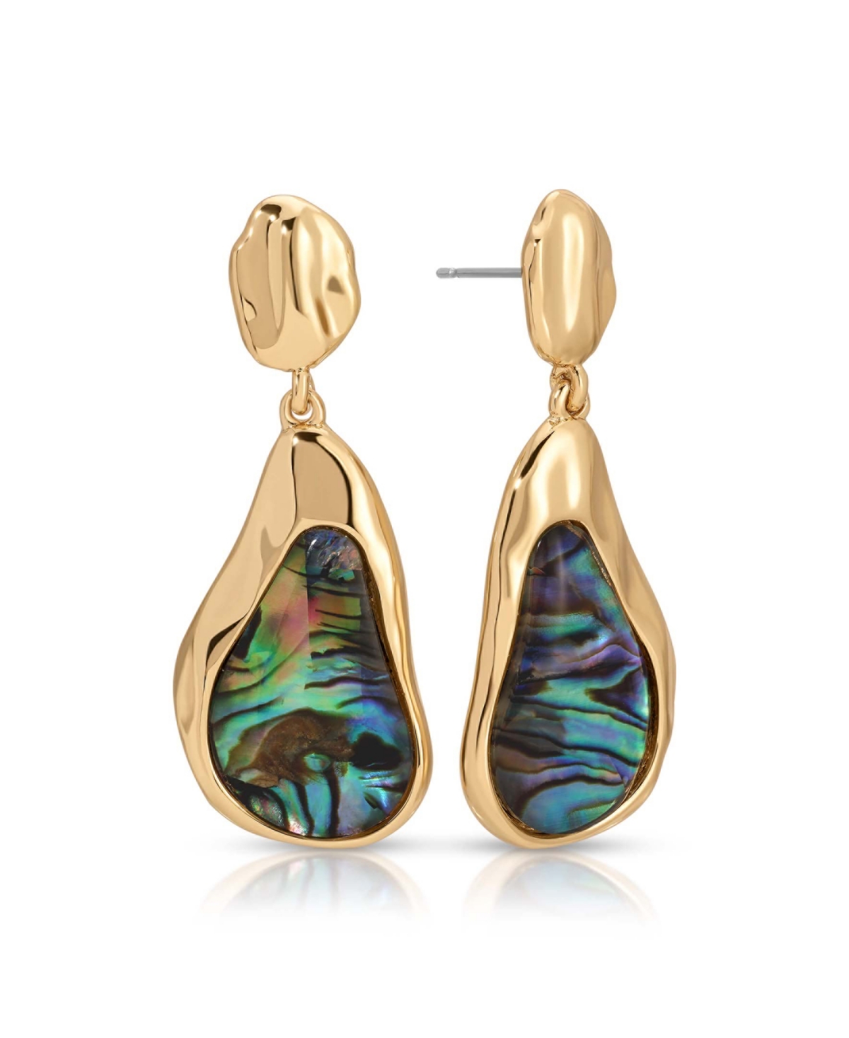 Click here for Ettika Hidden Gem Abalone Earrings - Abalone prices