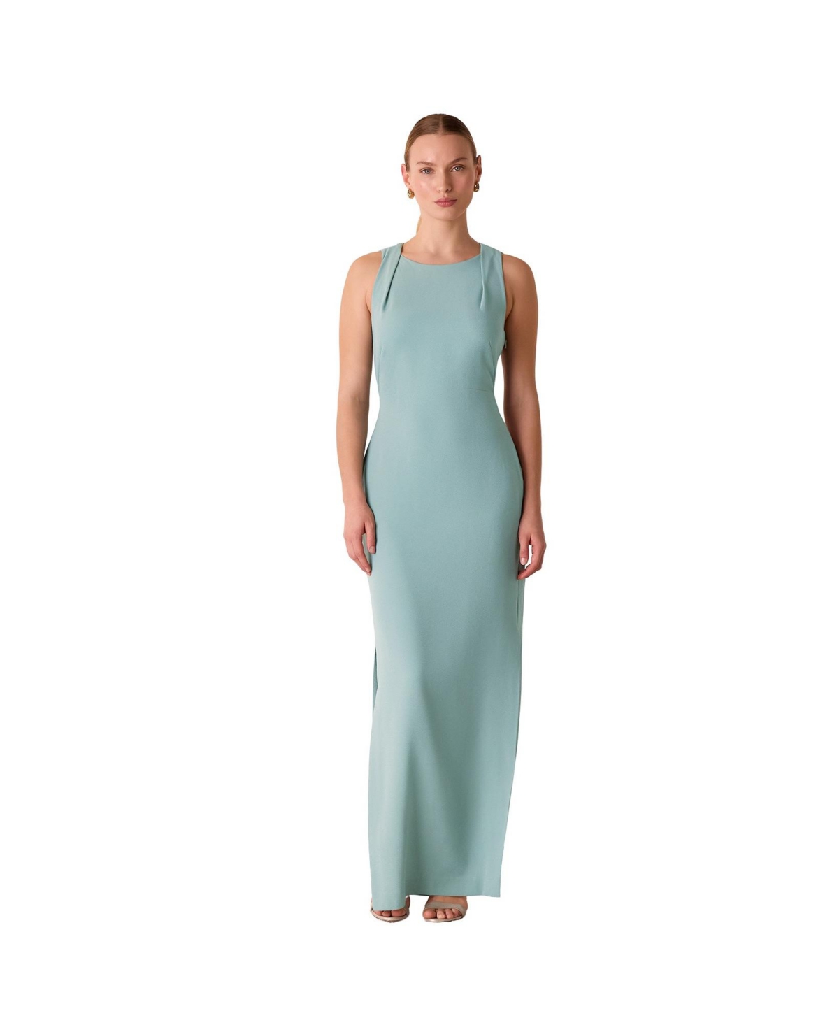 Click here for Whistles Womens Tie Back Maxi Dress - Sage green prices