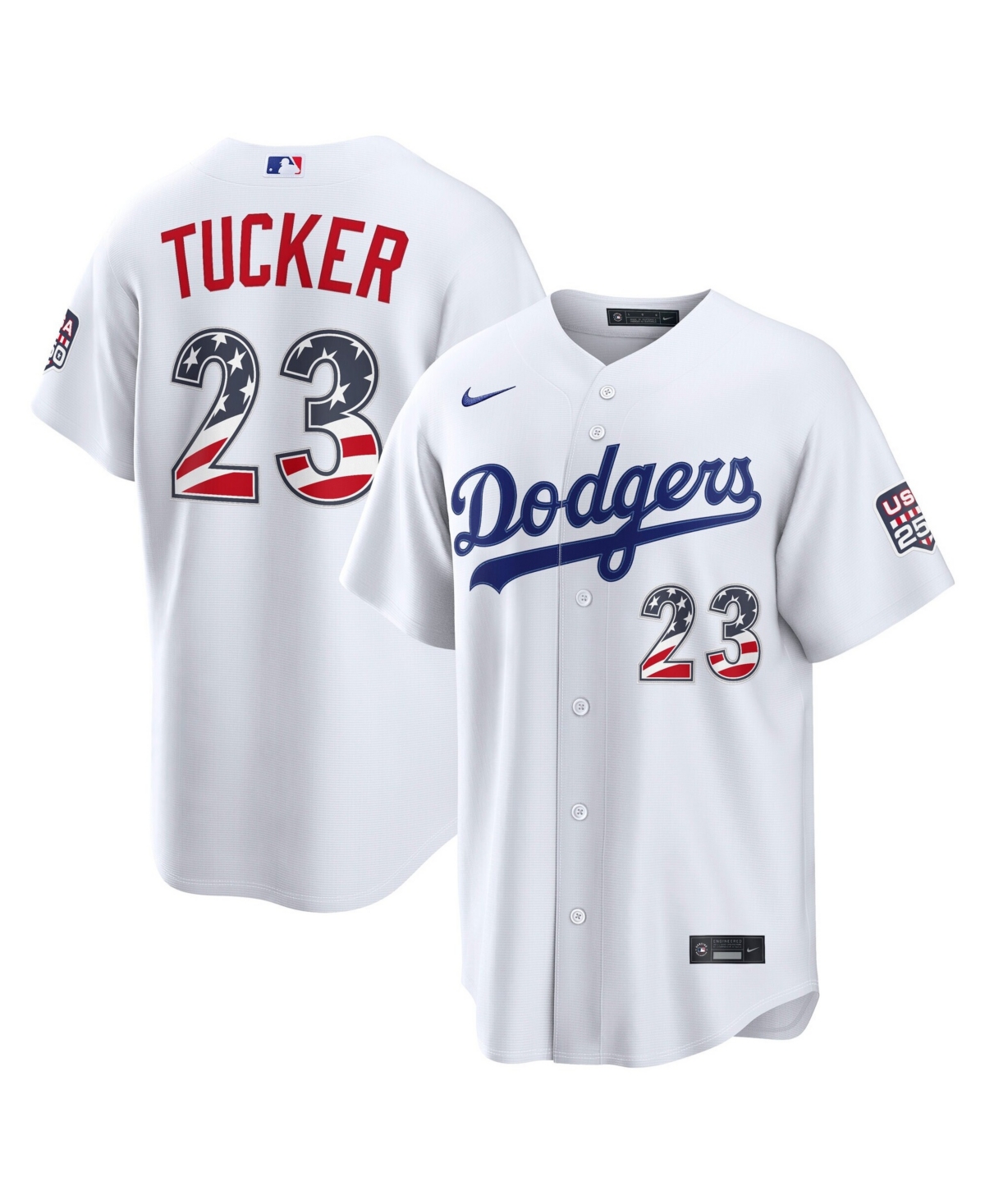 Click here for Nike Mens Kyle Tucker White Los Angeles Dodgers Us... prices