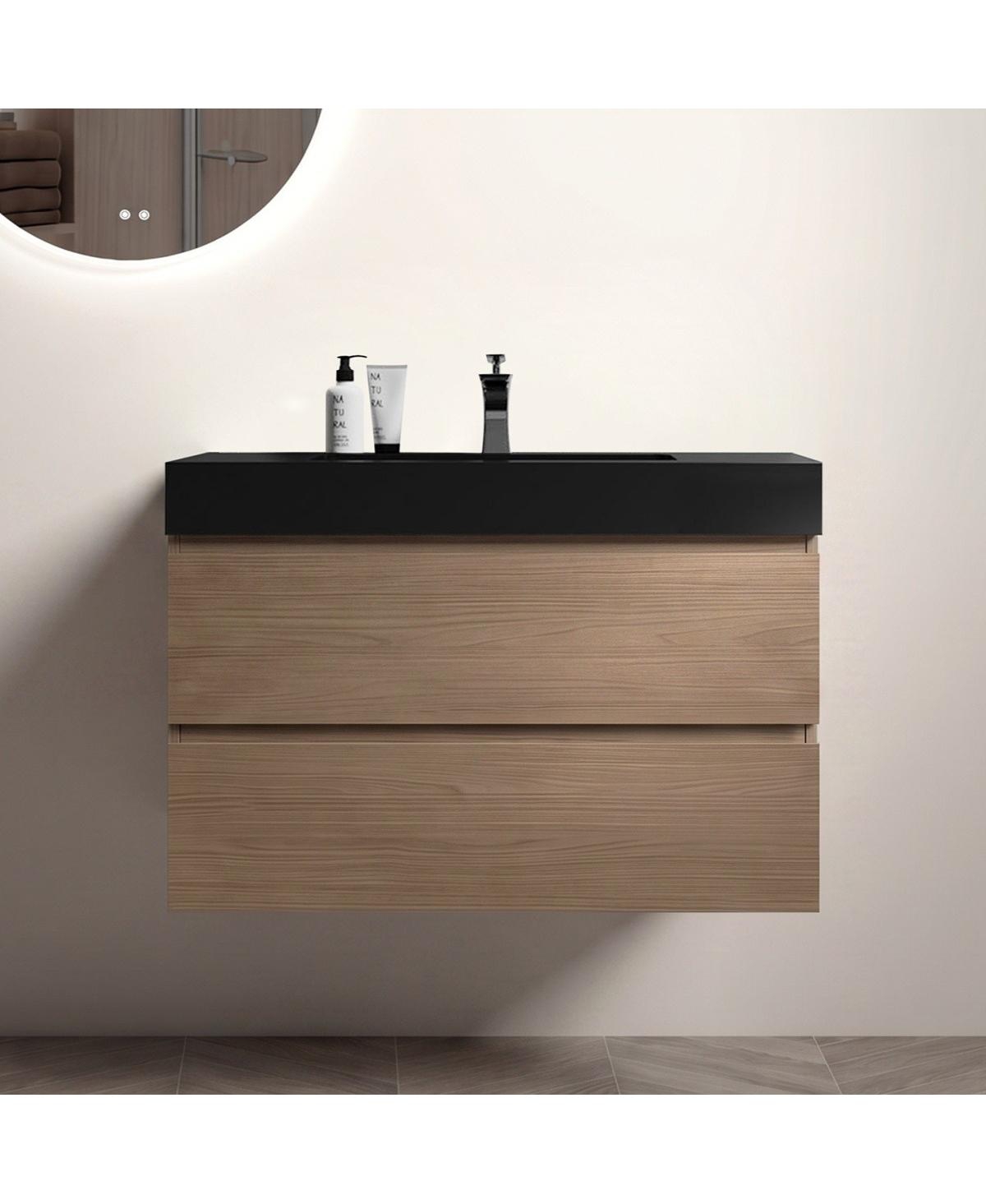 Click here for Sillysis Floating Bathroom Vanity with Double Stor... prices