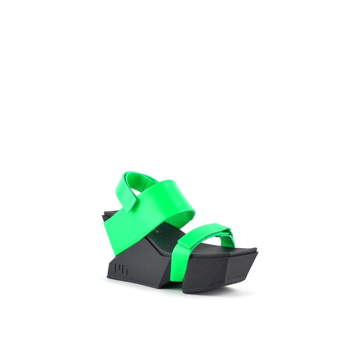 Click here for United Nude Womens Brutt Sandal - Fluo green prices