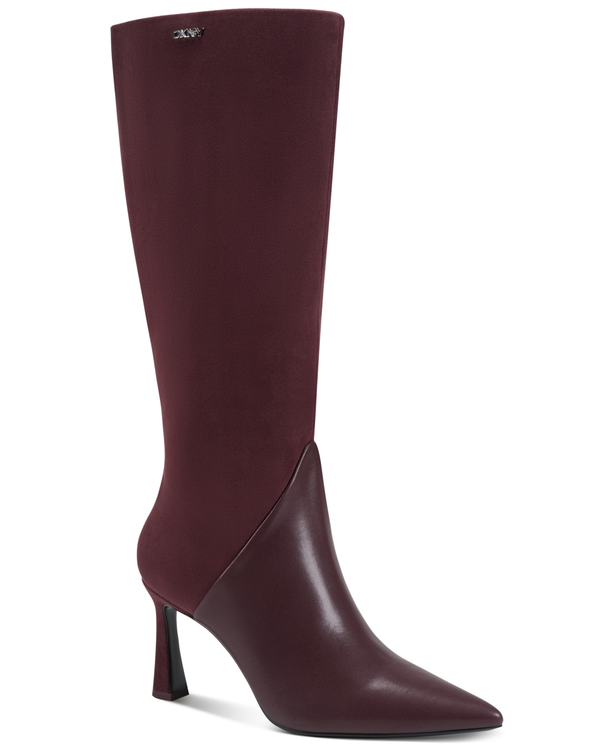Click here for Dkny Womens Clarinda Zipper Heeled Boots - Sangria prices
