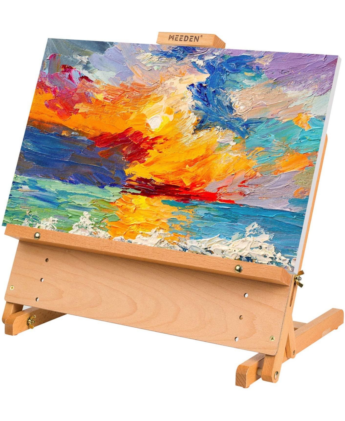 Click here for Meeden Large Drawing Board Easel  Solid Beech Wood... prices