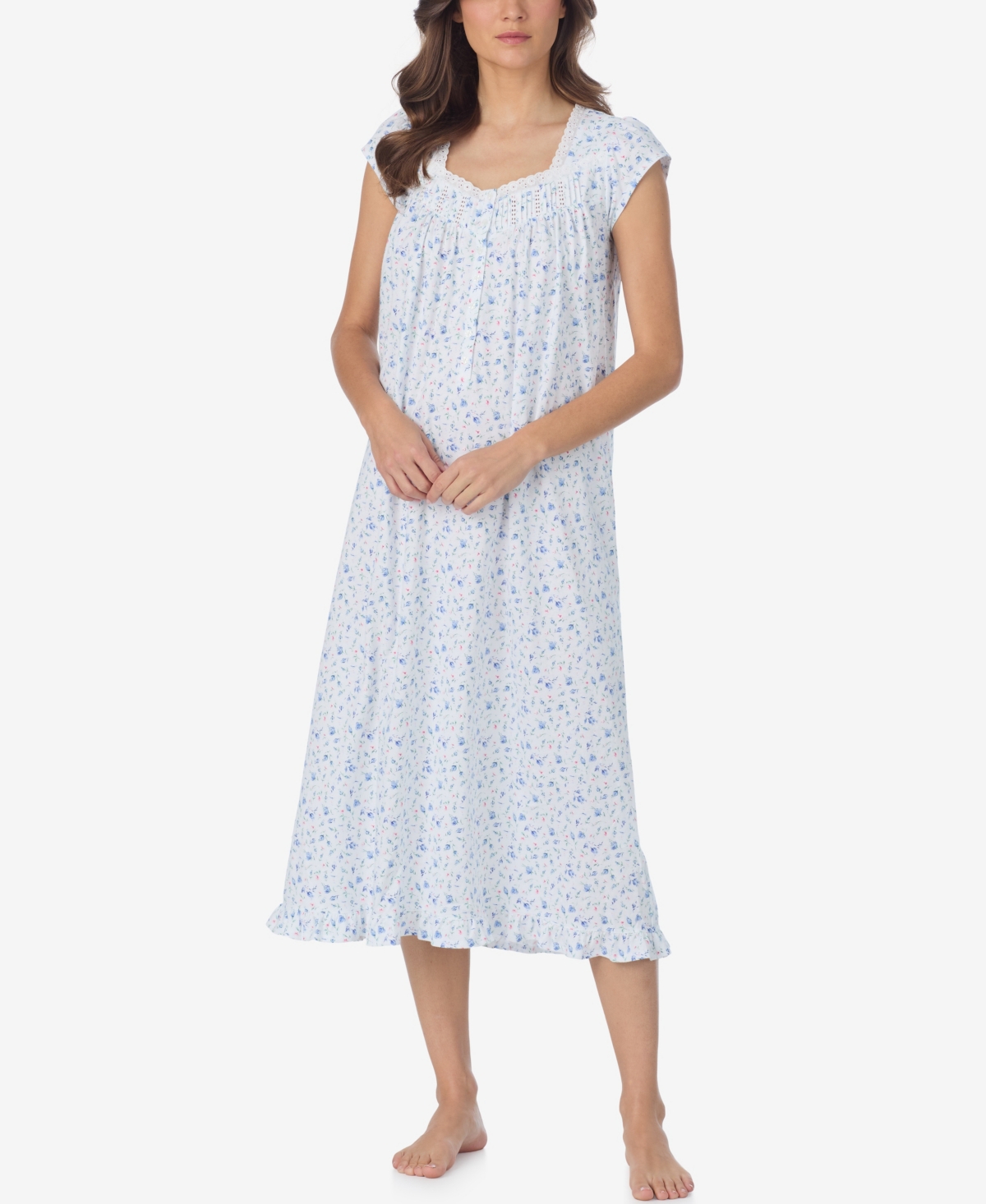 Click here for Eileen West Womens Floral Cap-Sleeve Ballet Nightg... prices