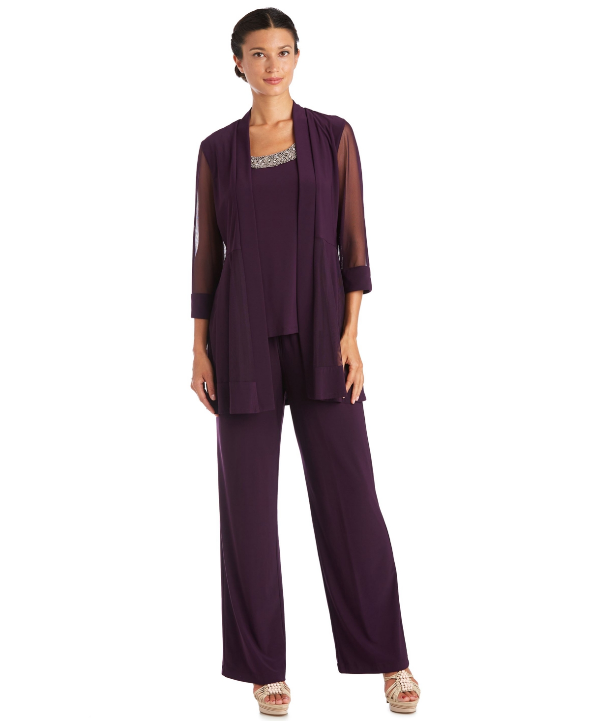 Click here for R & M Richards Petite 2-Pc. Jacket Top & Pants Set... prices