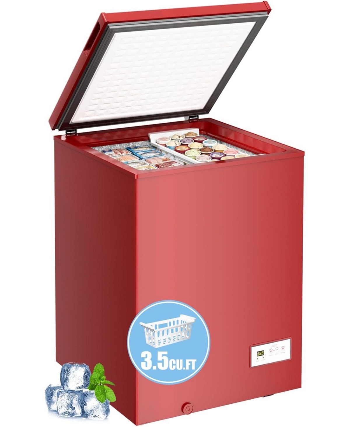 Click here for Cowsar 3.5 Cu. Ft. Chest Freezer with Digital Ther... prices