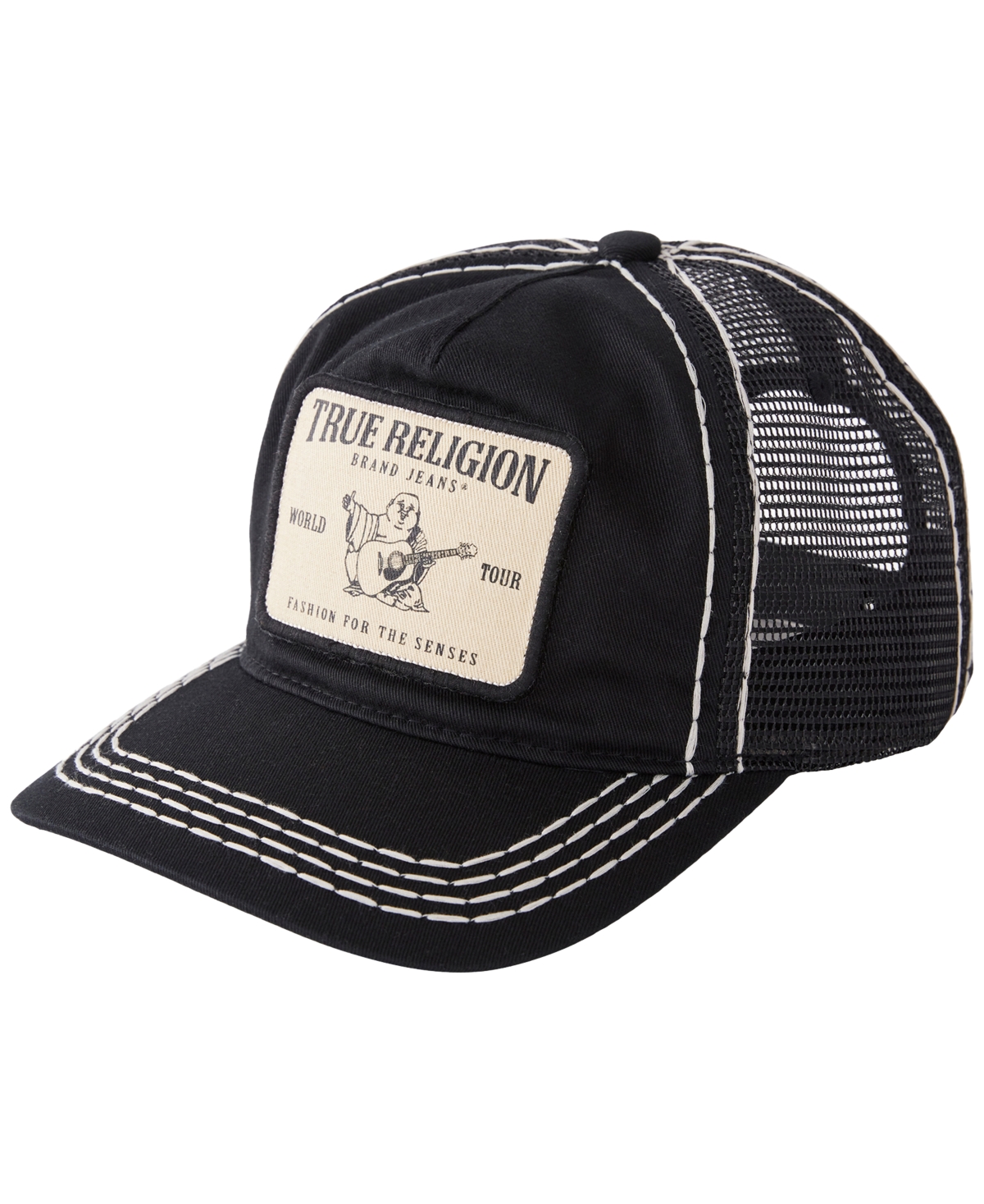 Click here for True Religion Mens Concert Patch Big T Trucker Hat... prices