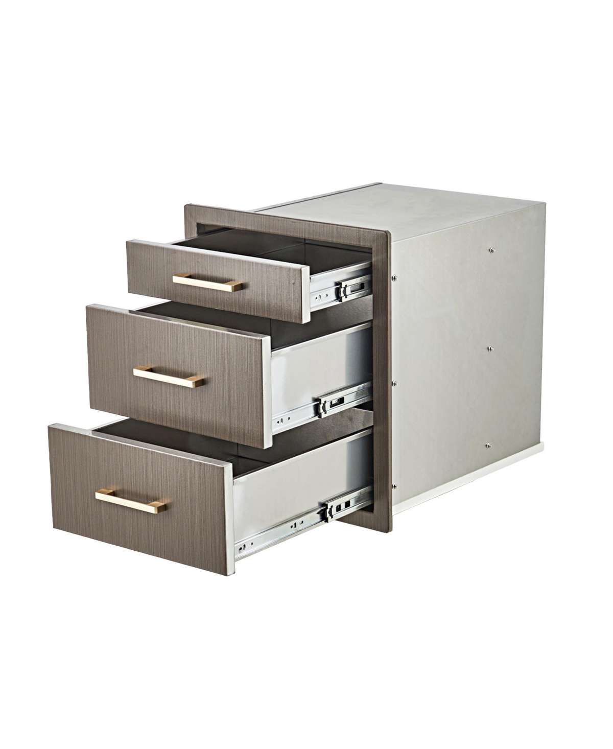 Click here for homfan Stainless Steel Storage Cabinet  Metal 3 Dr... prices