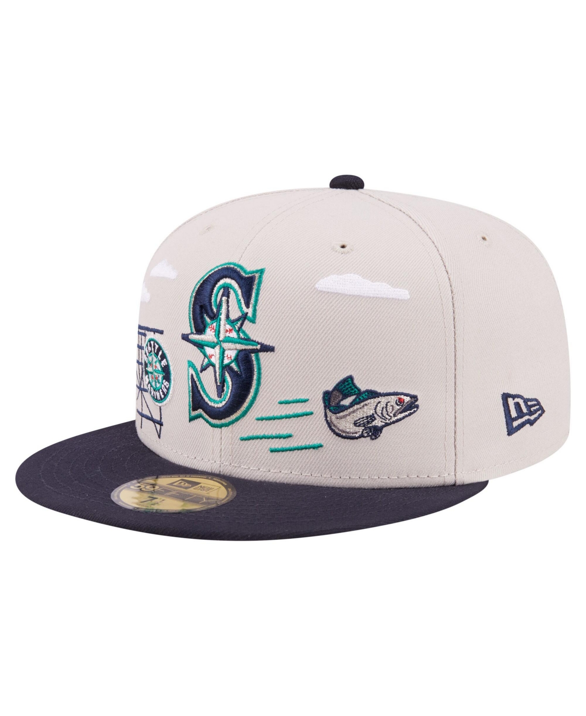 Click here for New Era Mens Khaki Seattle Mariners City Icon 59FI... prices