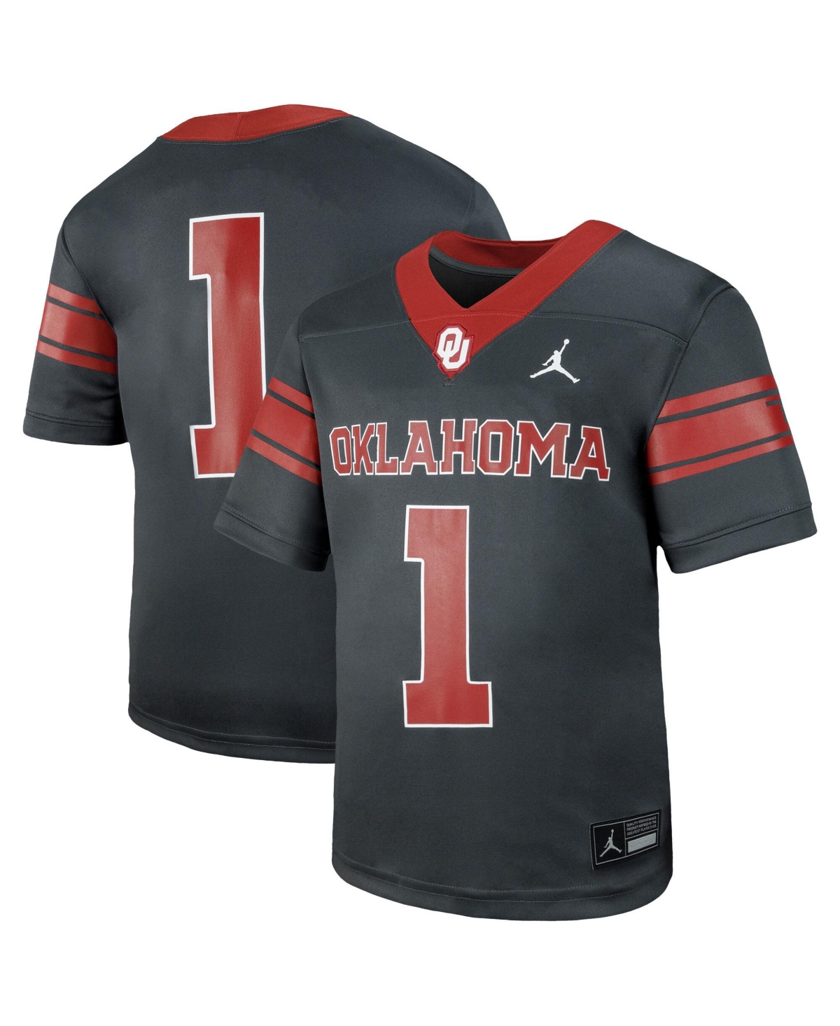 Click here for Jordan Toddler 1 Anthracite Oklahoma Sooners Alter... prices