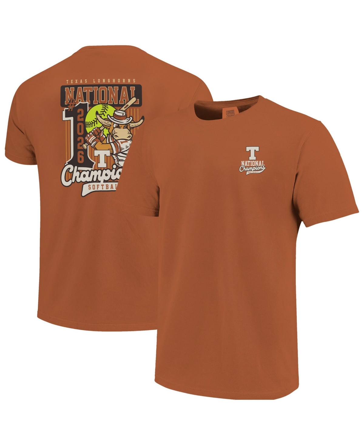 Click here for Image One Mens and Womens Texas Orange Texas Longh... prices