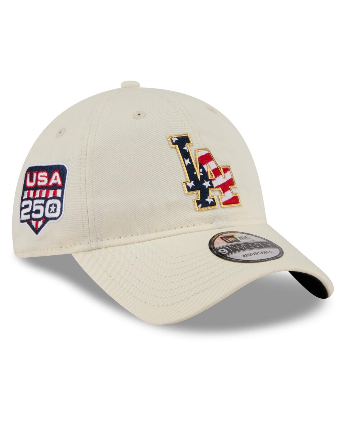 Click here for New Era Mens Cream Los Angeles Dodgers Usa 250 Fou... prices