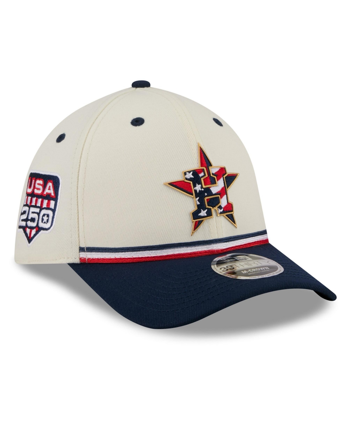 Click here for New Era Mens Cream/Navy Houston Astros Usa 250 Fou... prices