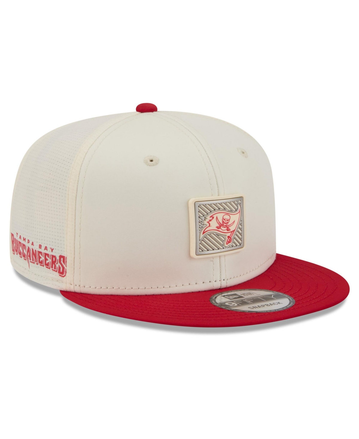 Click here for New Era Mens Cream/Red Tampa Bay Buccaneers 2026 N... prices
