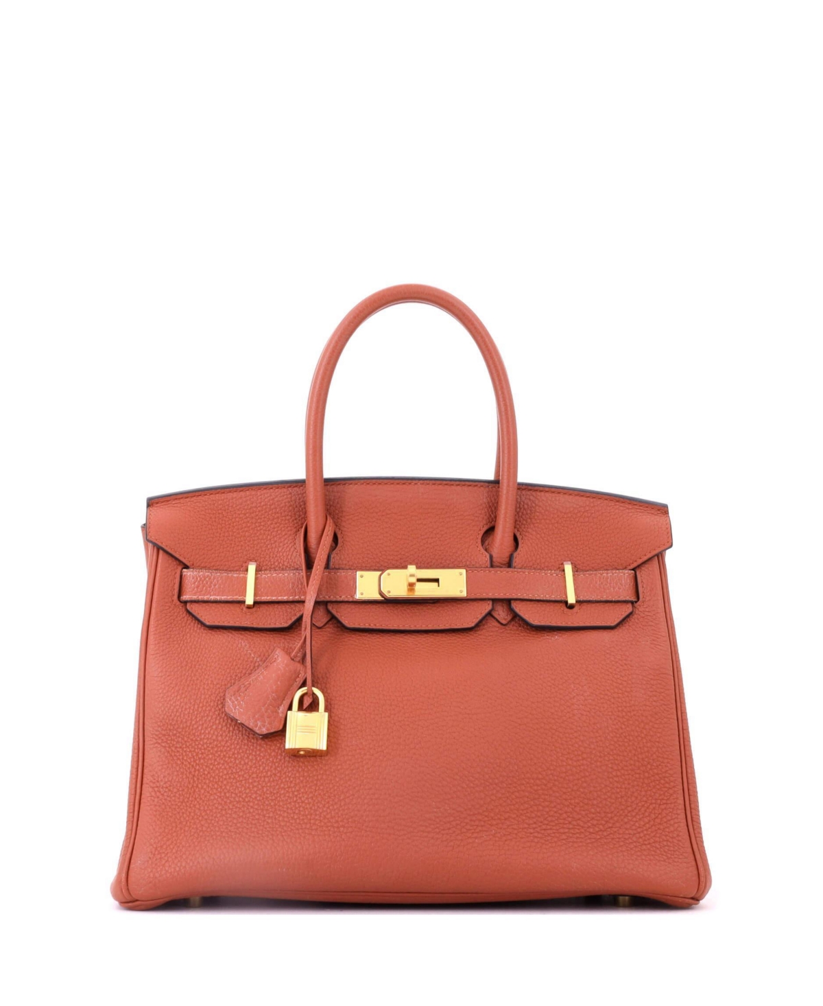 Click here for Pre-Owned HERMES Birkin 30 Handbag Brown Togo with... prices