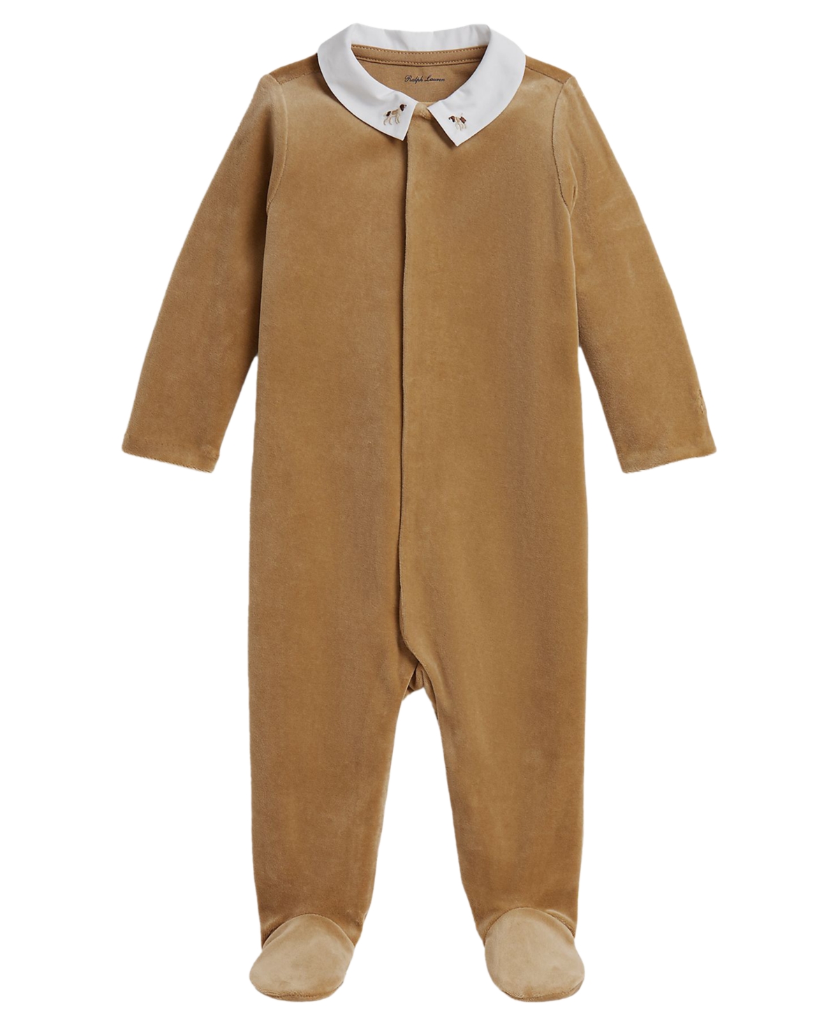 Click here for Polo Ralph Lauren Baby Boys Embroidered Velour Foo... prices