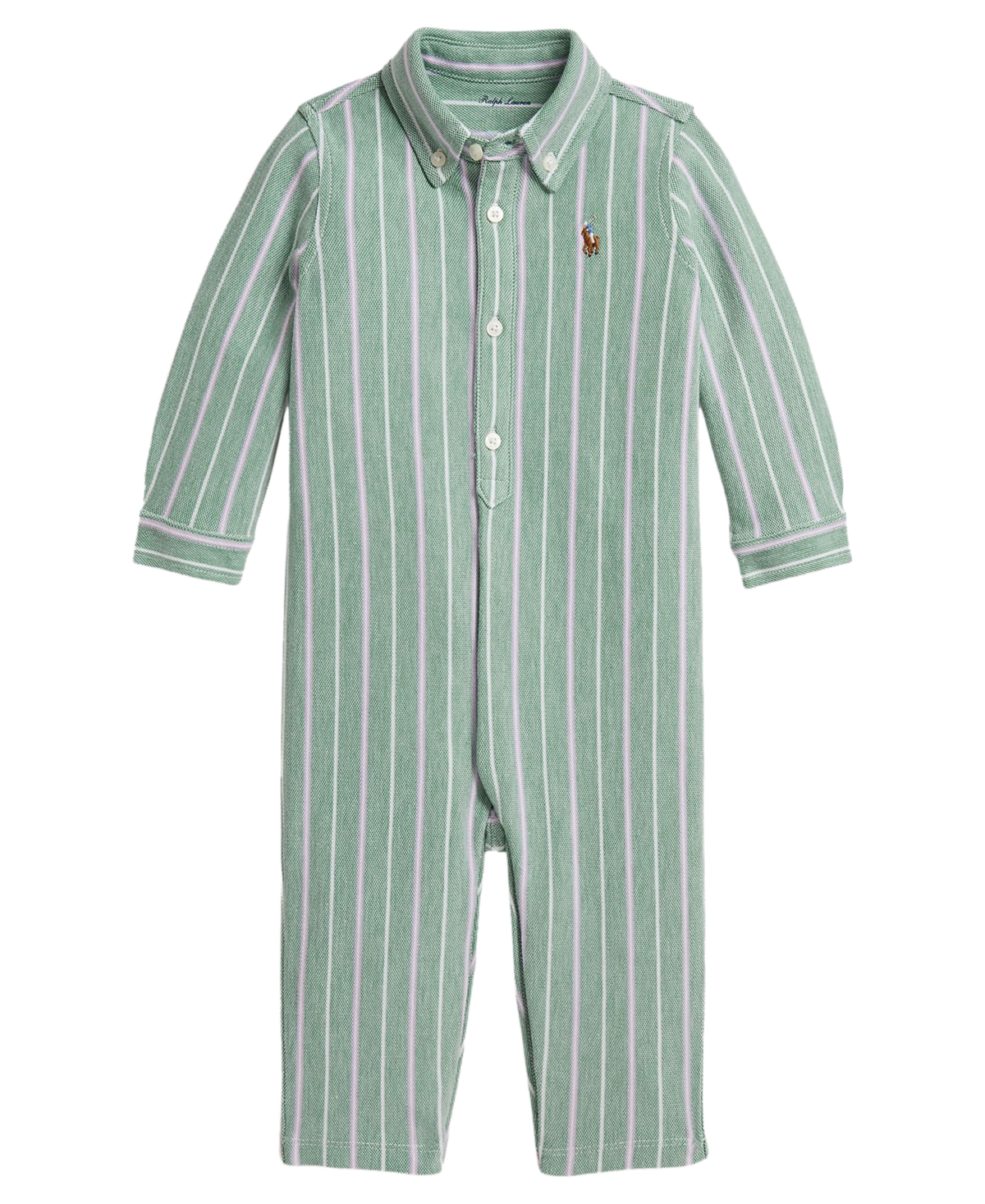 Click here for Polo Ralph Lauren Baby Boys Striped Knit Oxford Co... prices