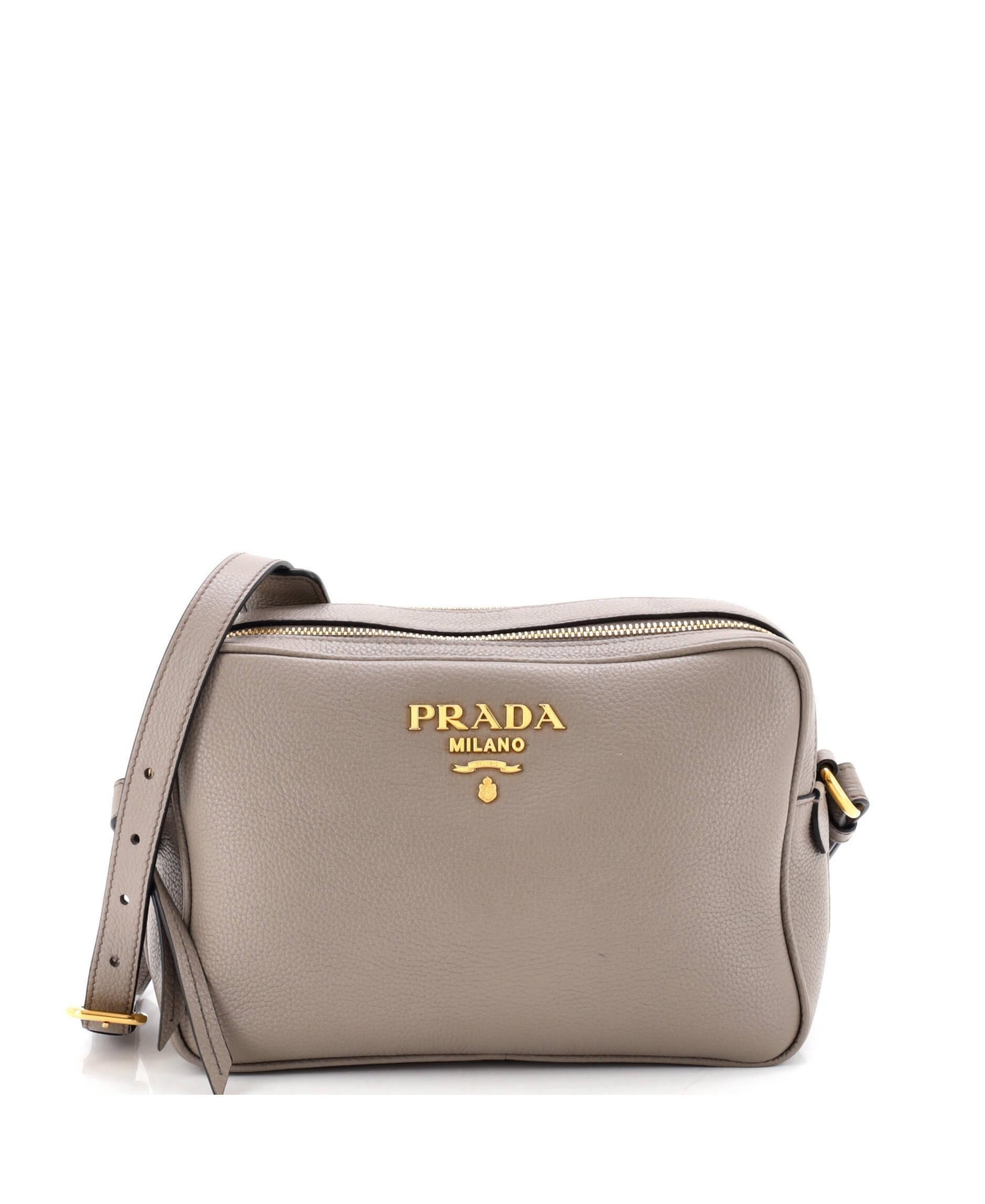 Click here for Pre-Owned Prada Double Zip Camera Bag Vitello Dain... prices
