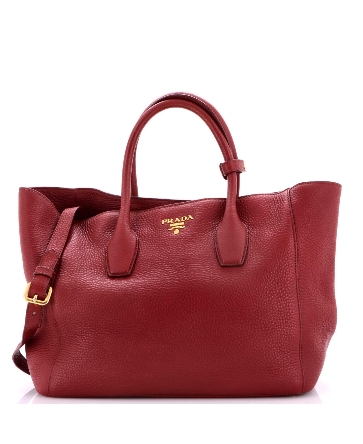 Click here for Pre-Owned Prada Medium Convertible Shopping Tote V... prices