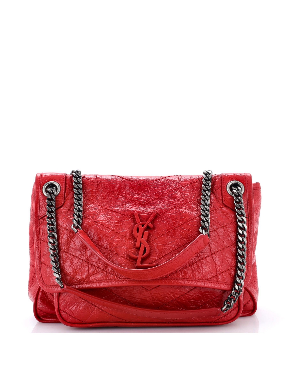 Click here for Pre-Owned Saint Laurent Medium Niki Chain Flap Bag... prices