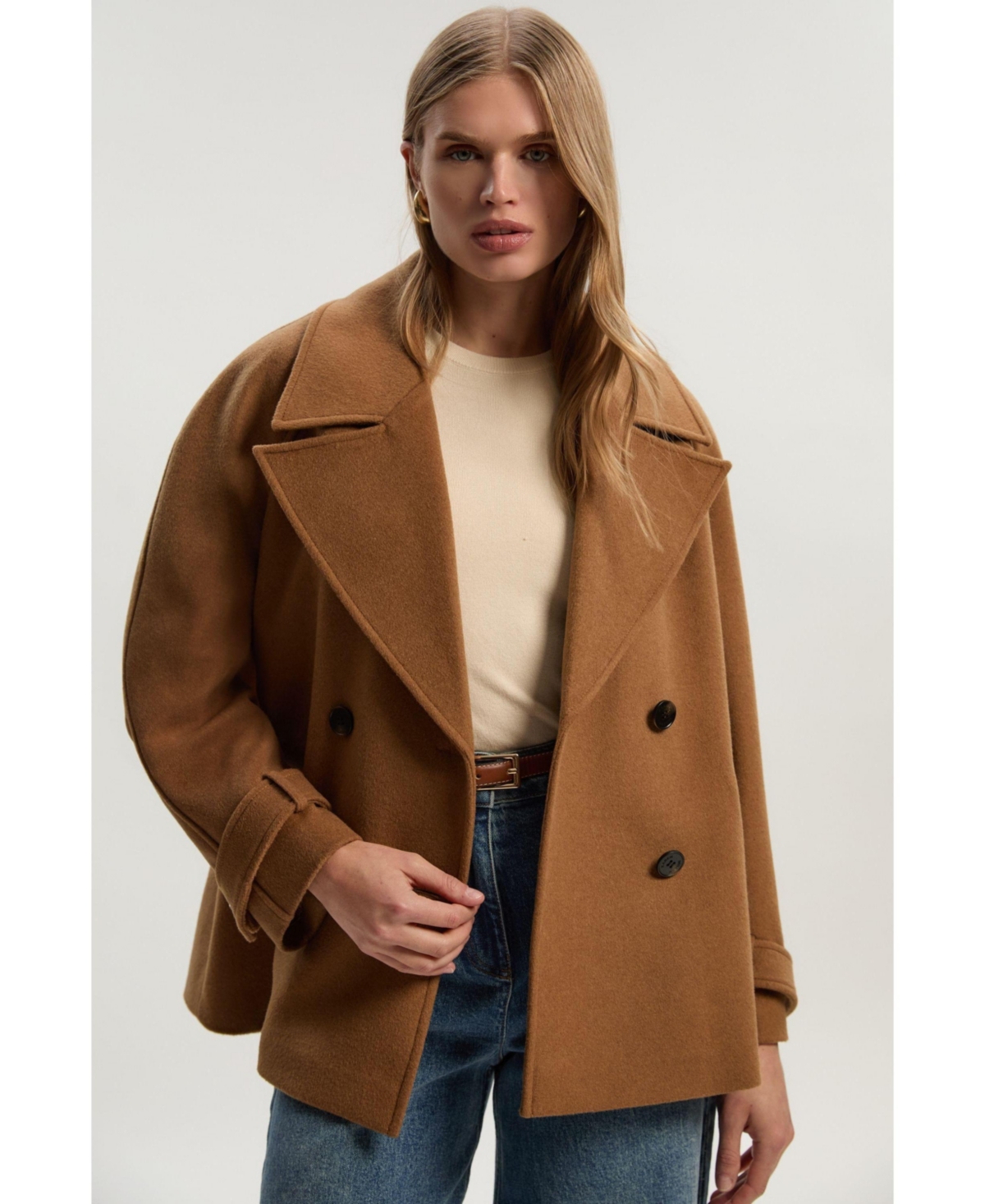 Click here for Karen Millen Womens Brushed Wool Double Breasted S... prices