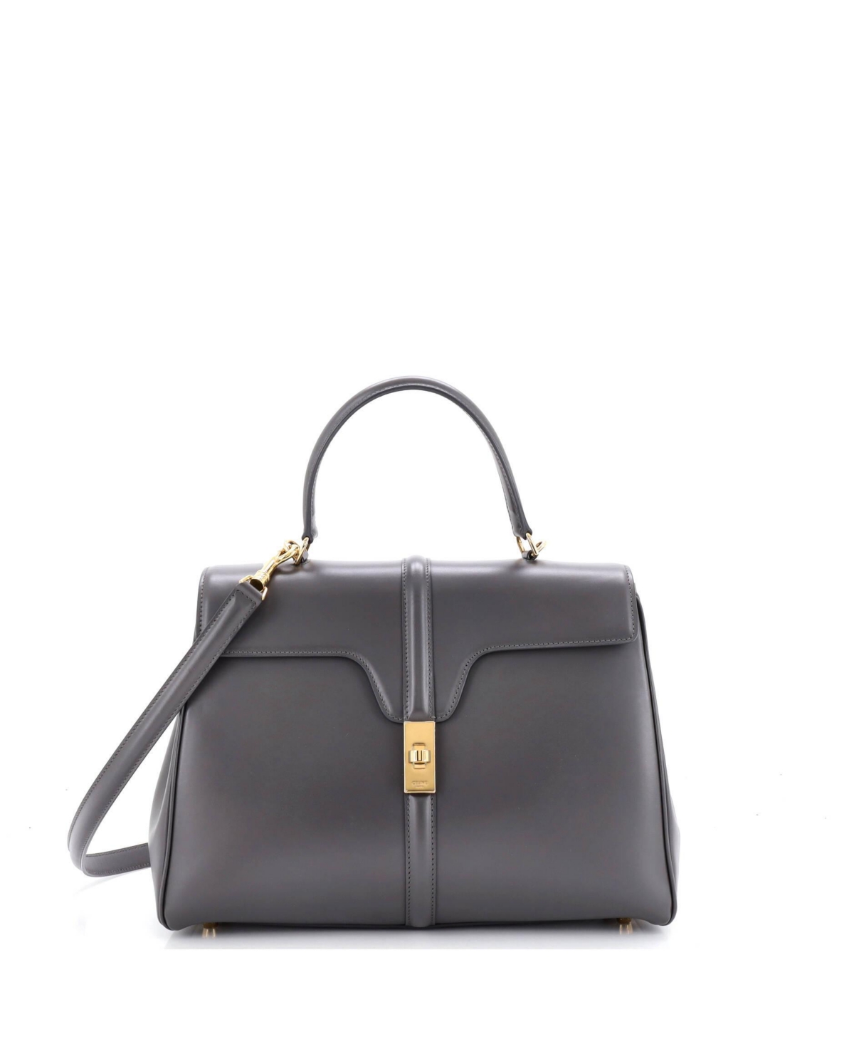 Click here for Pre-Owned Celine Medium 16 Top Handle Bag Smooth C... prices