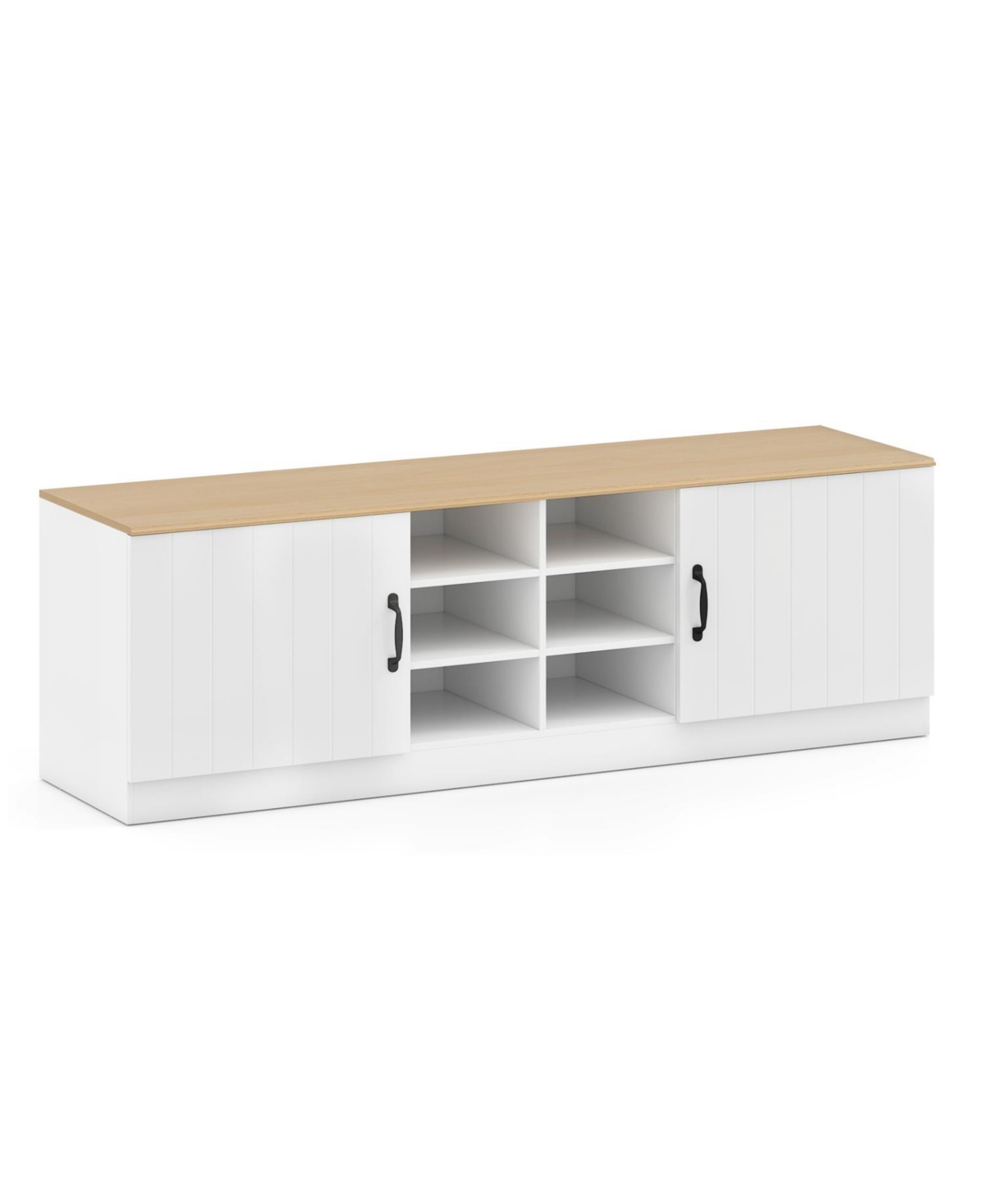 Click here for Slickblue Entryway Shoe Cabinet Bench with Adjusta... prices