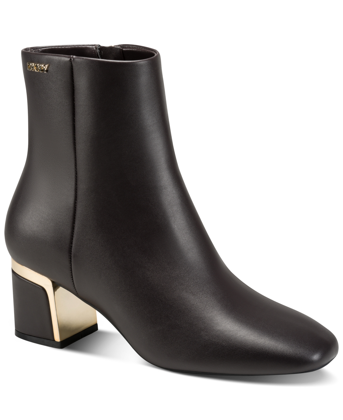 Click here for Dkny Womens Celisha Heeled Dress Booties - Brown/G... prices